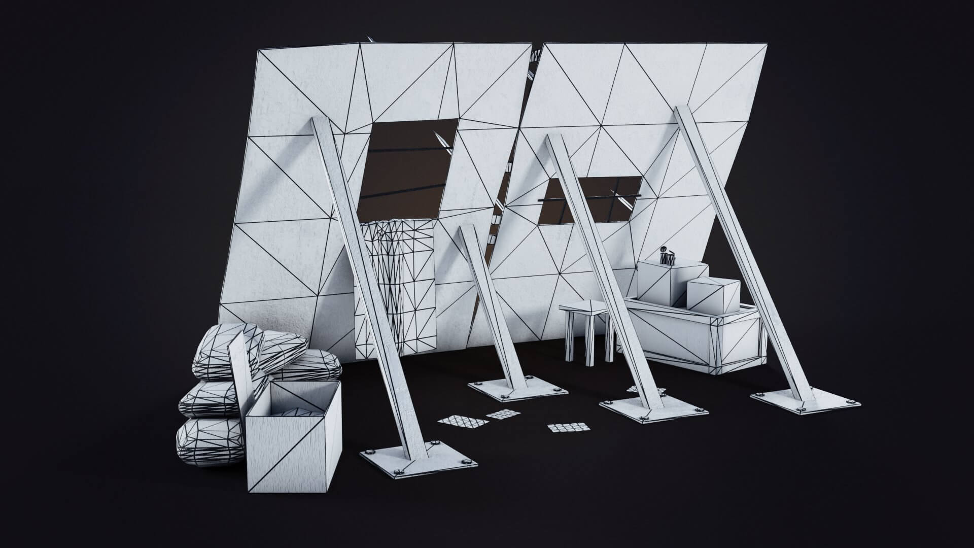 Survival Shield - 3D Model by knockcg