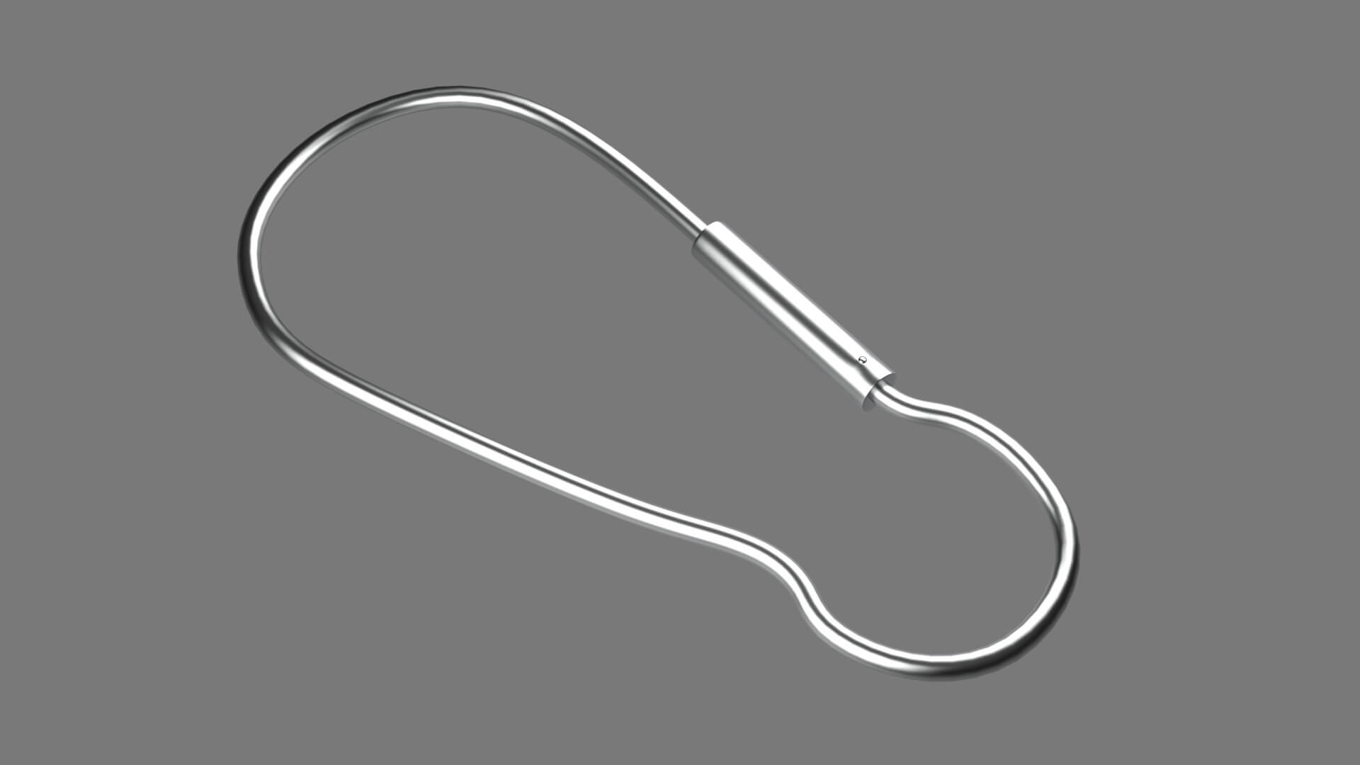 Keychain Seven 3D Model key ring with chain by kolayamit