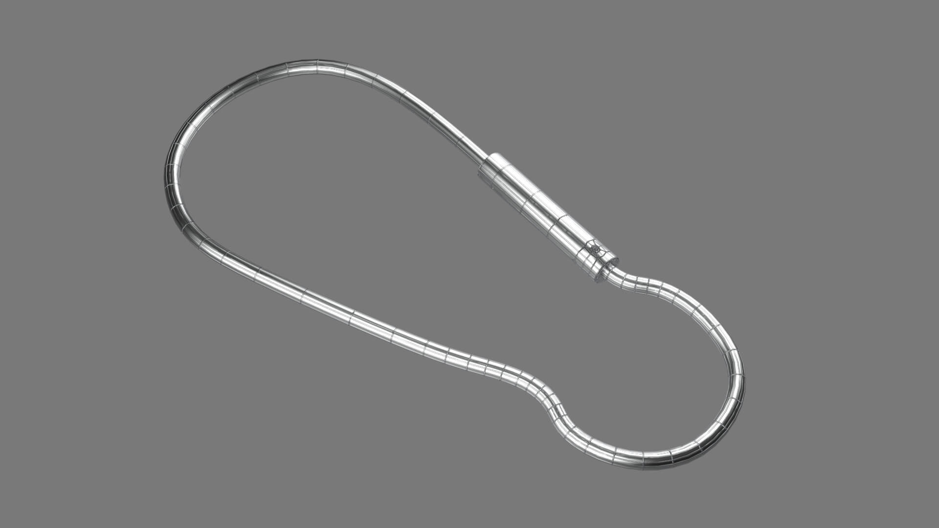 Keychain Seven 3D Model key ring with chain by kolayamit