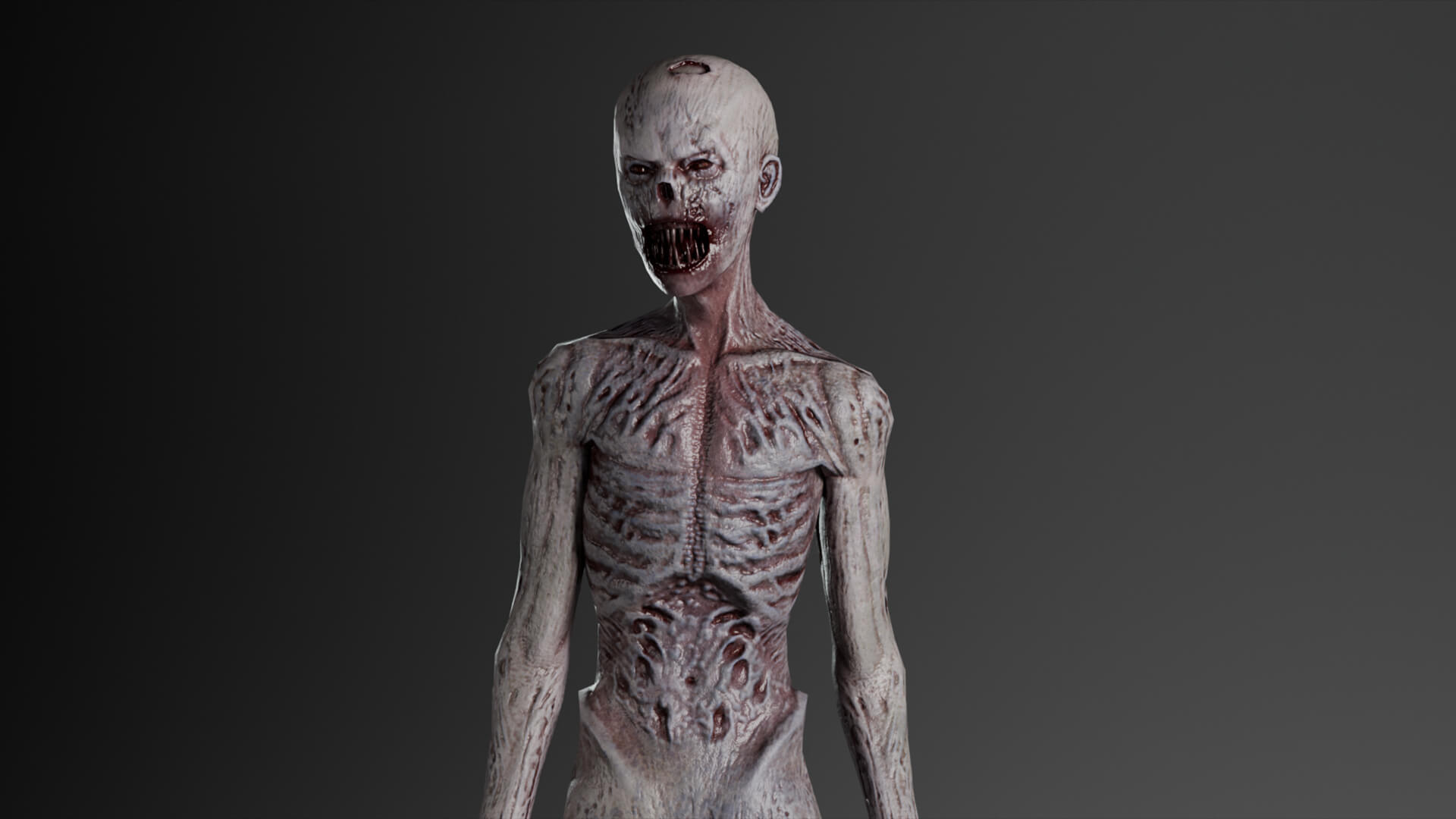 Cadaver GameReady Lowpoly Character - 3D Model by Kon9