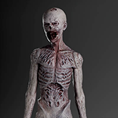 Cadaver GameReady Lowpoly Character - 3D Model by Kon9