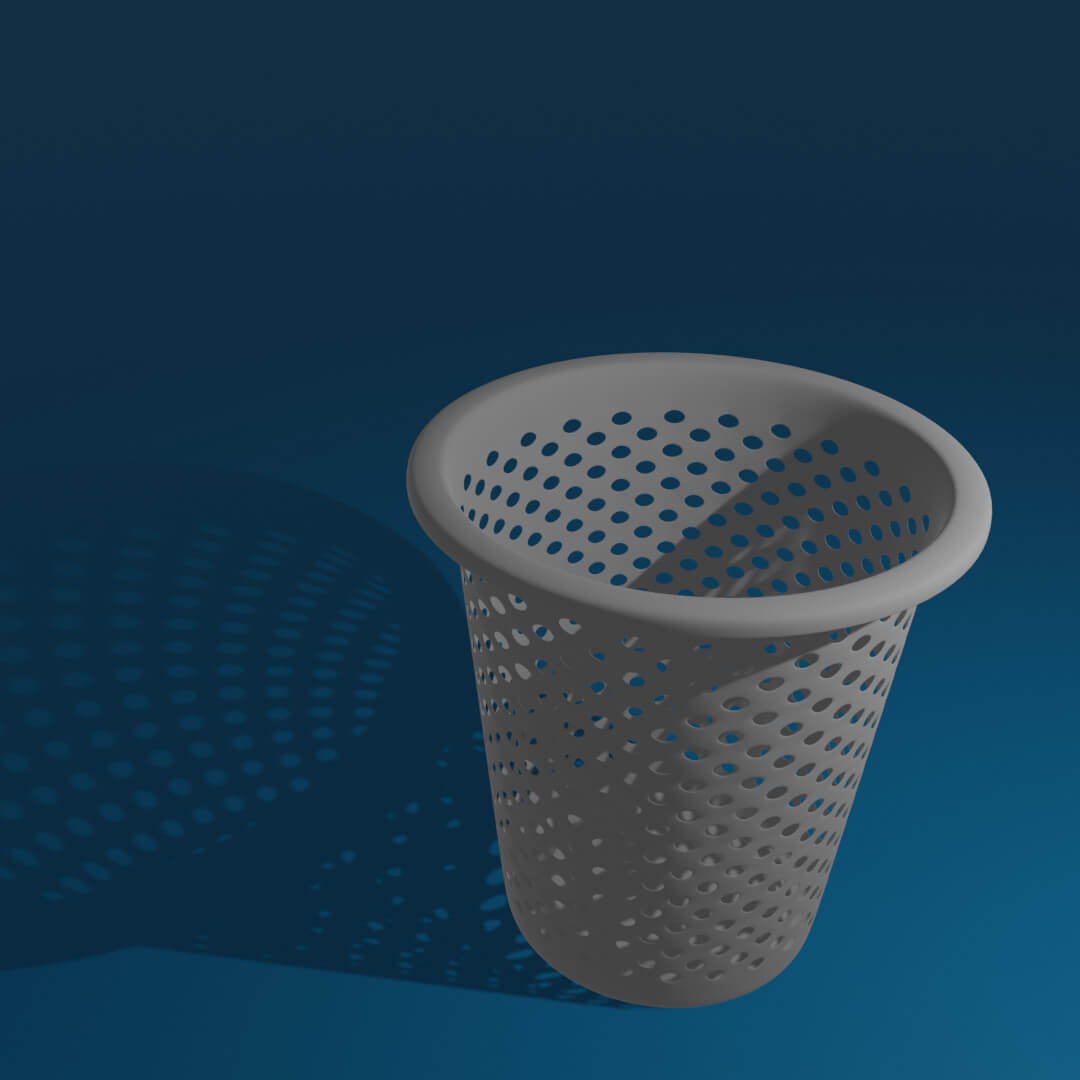 Waste Basket / Clothes Hamper - 3D Model by koopastrong
