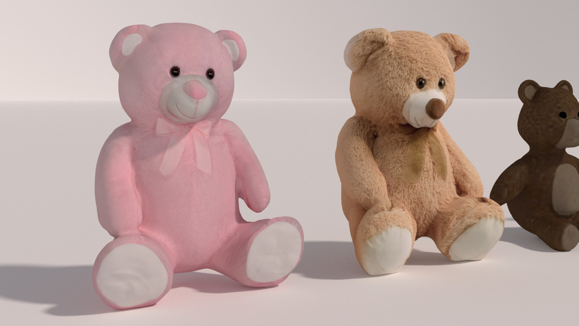 4 Teddy Bear - 3D Model by kopofx