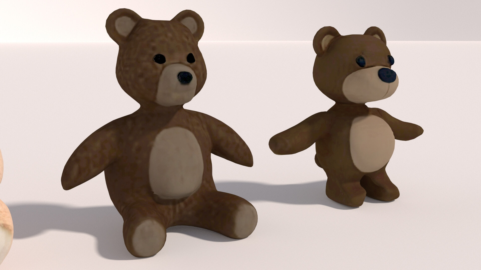 4 Teddy Bear - 3D Model by kopofx