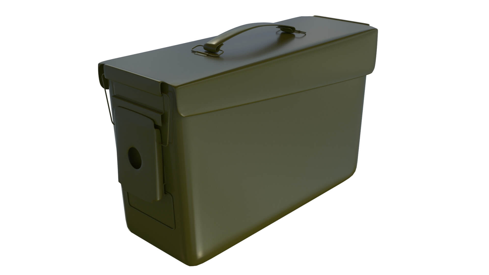 Ammo Metal Box With Bullets - 3D Model by kopofx