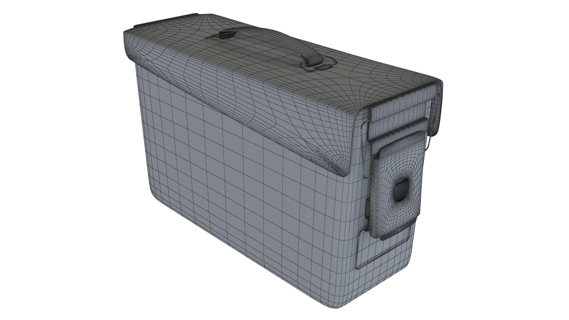 Ammo Metal Box With Bullets - 3D Model by kopofx