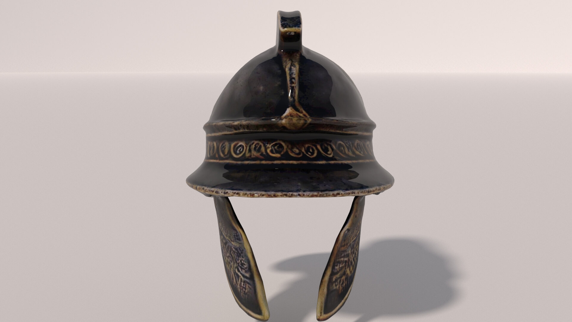 Ancient Rome Helmet 1 - 3D Model by kopofx