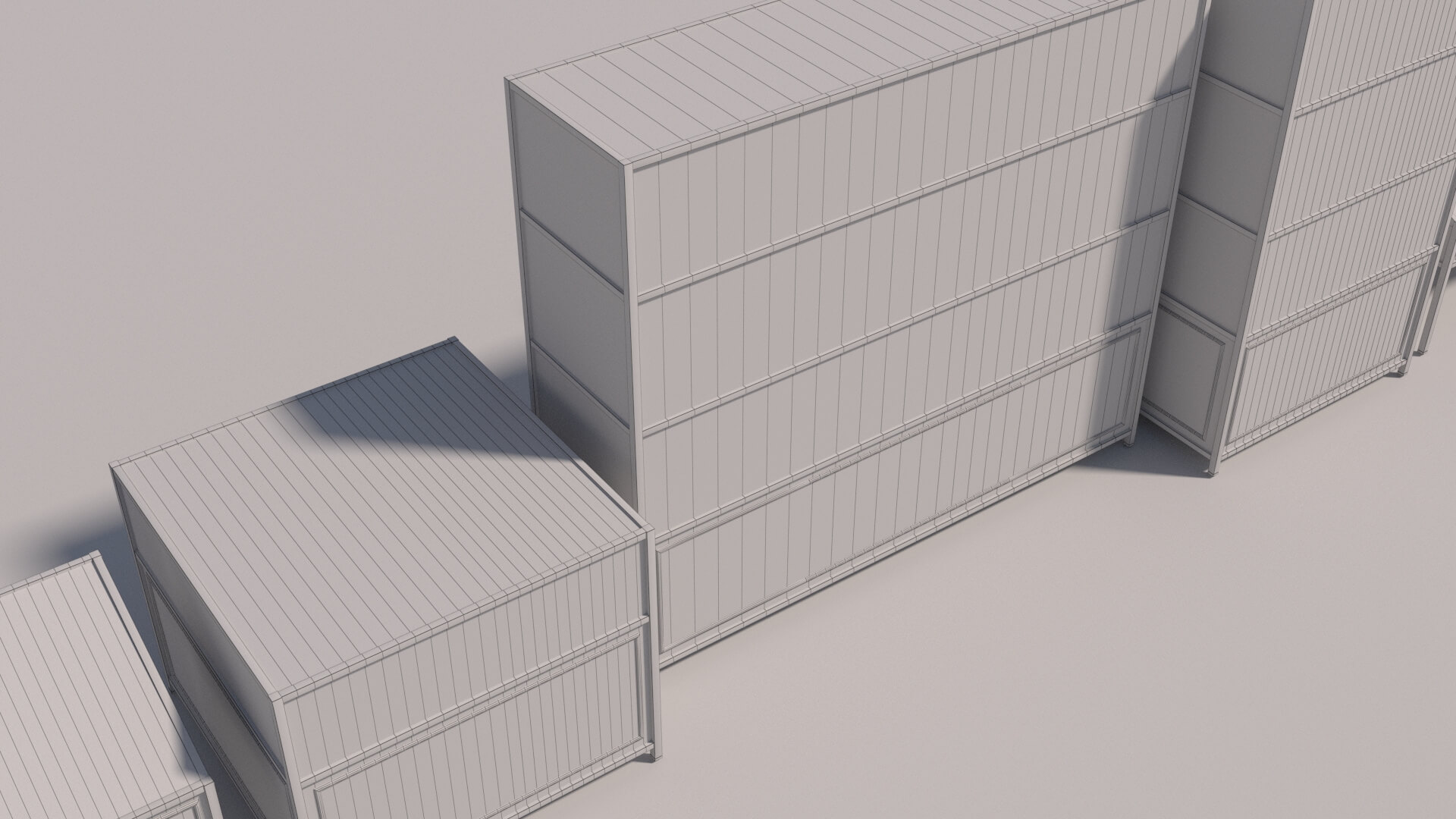 Antique Museum Rack Furniture - 3D Model by kopofx