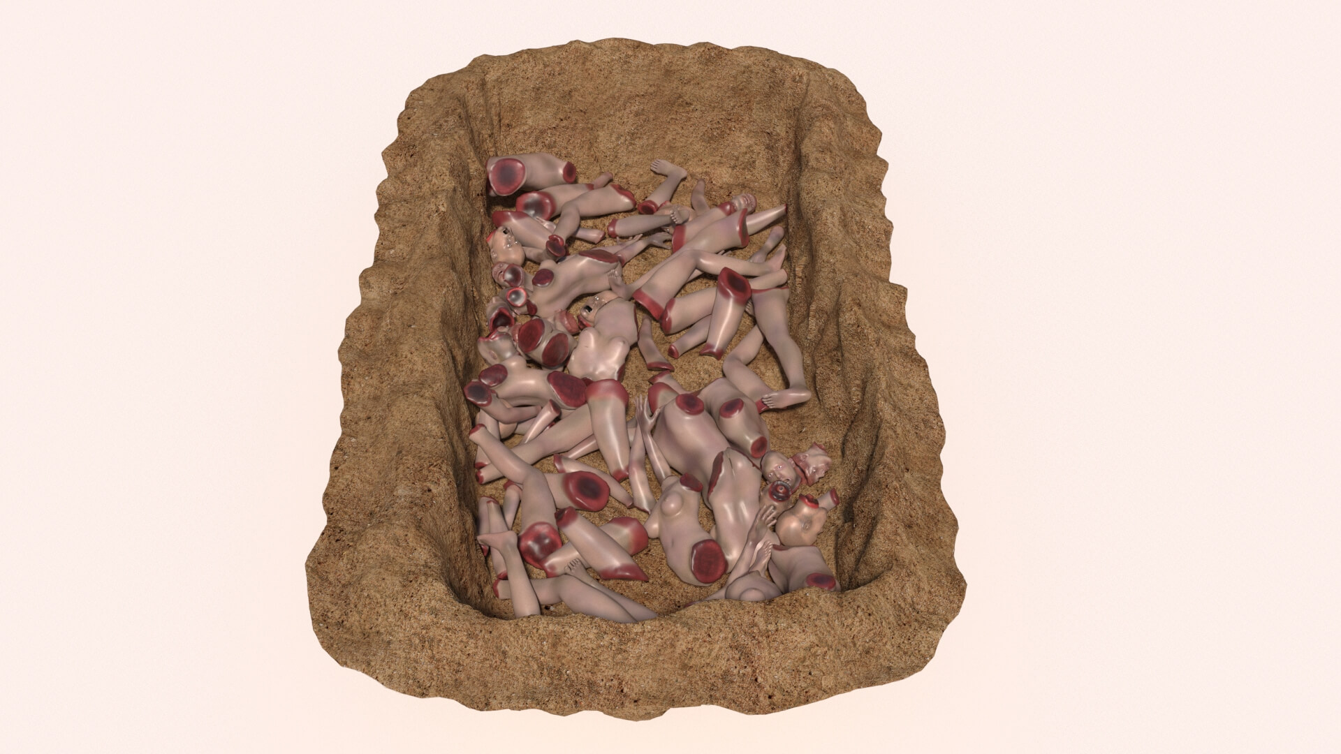 Big Common Pit Human Body Parts - 3D Model by kopofx