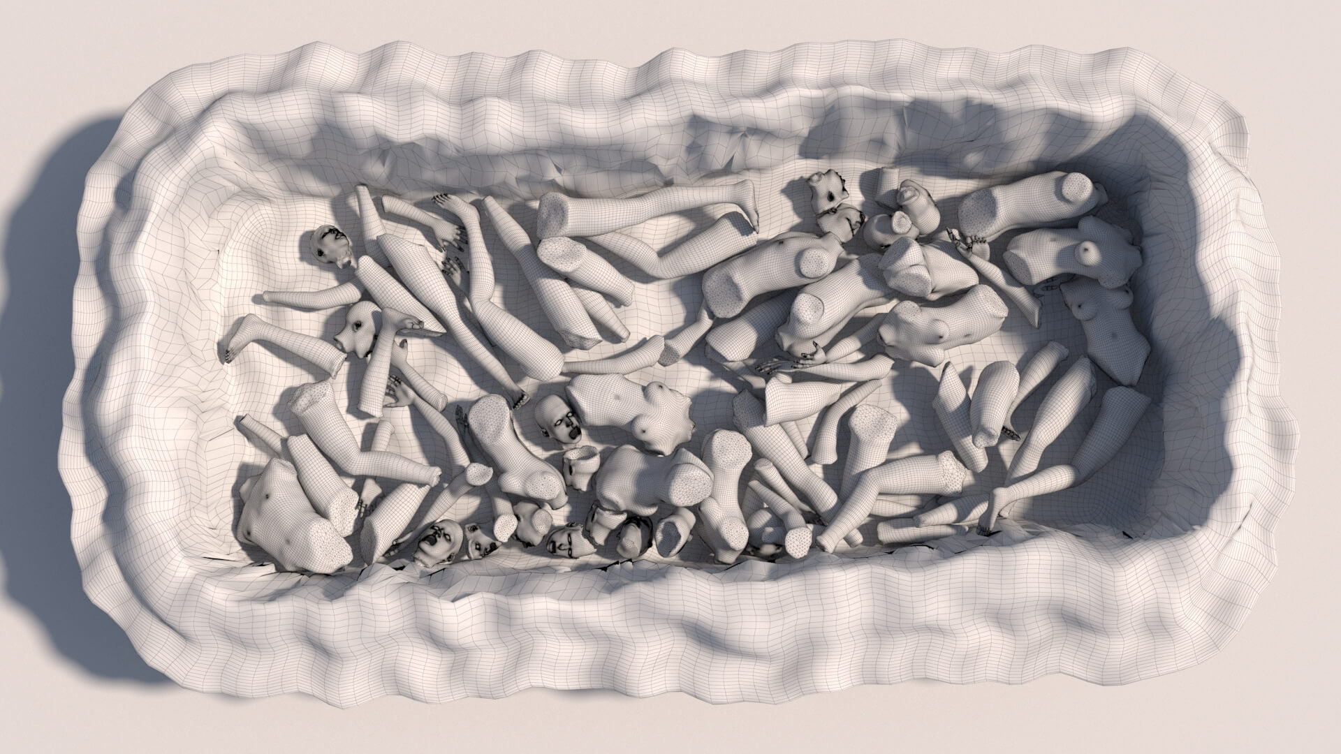 Big Common Pit Human Body Parts - 3D Model by kopofx