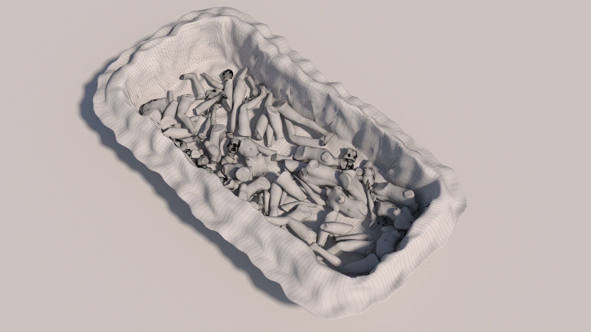 Big Common Pit Human Body Parts - 3D Model by kopofx