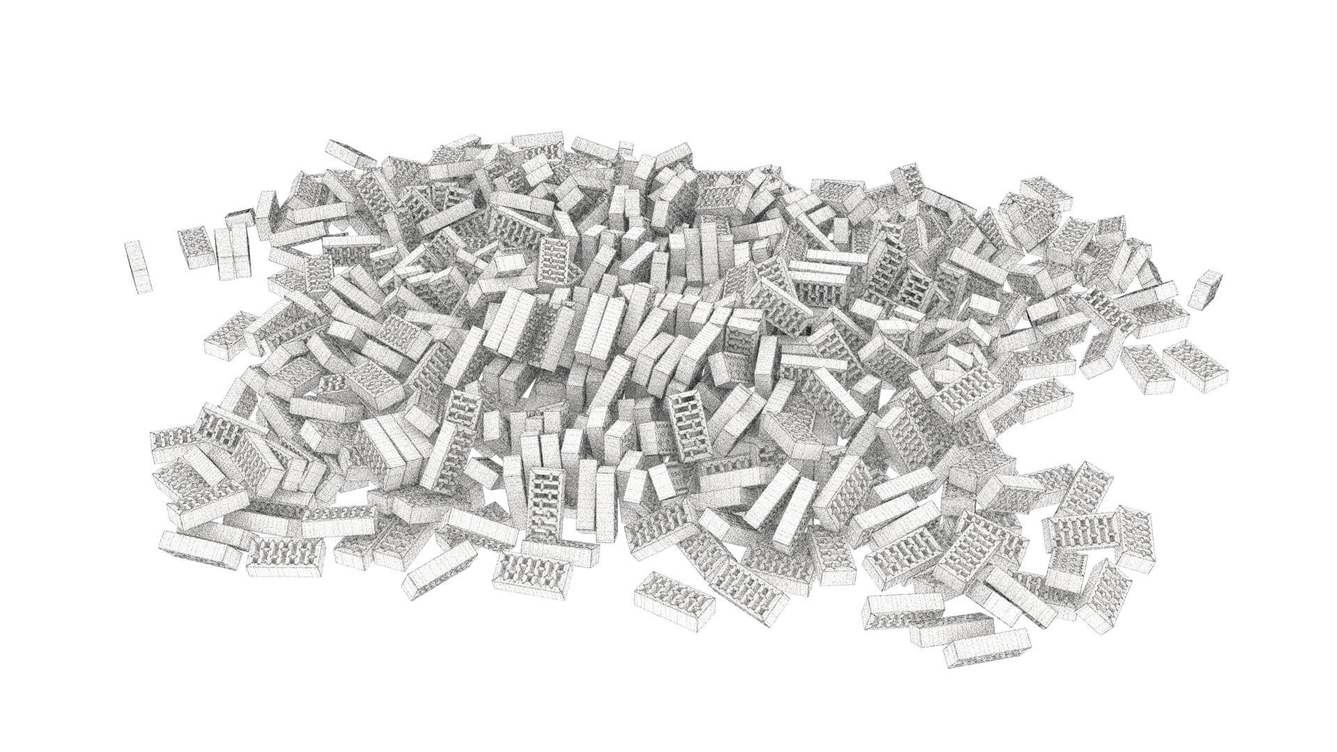 Pile Of Bricks Drawing