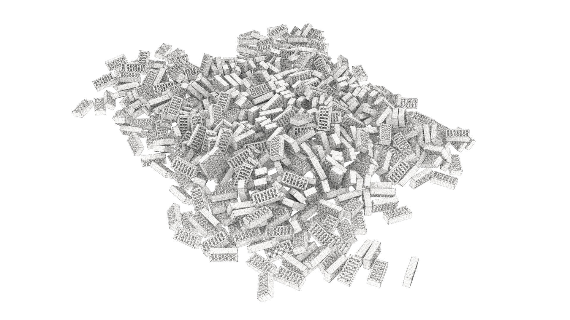 Pile Of Bricks Drawing