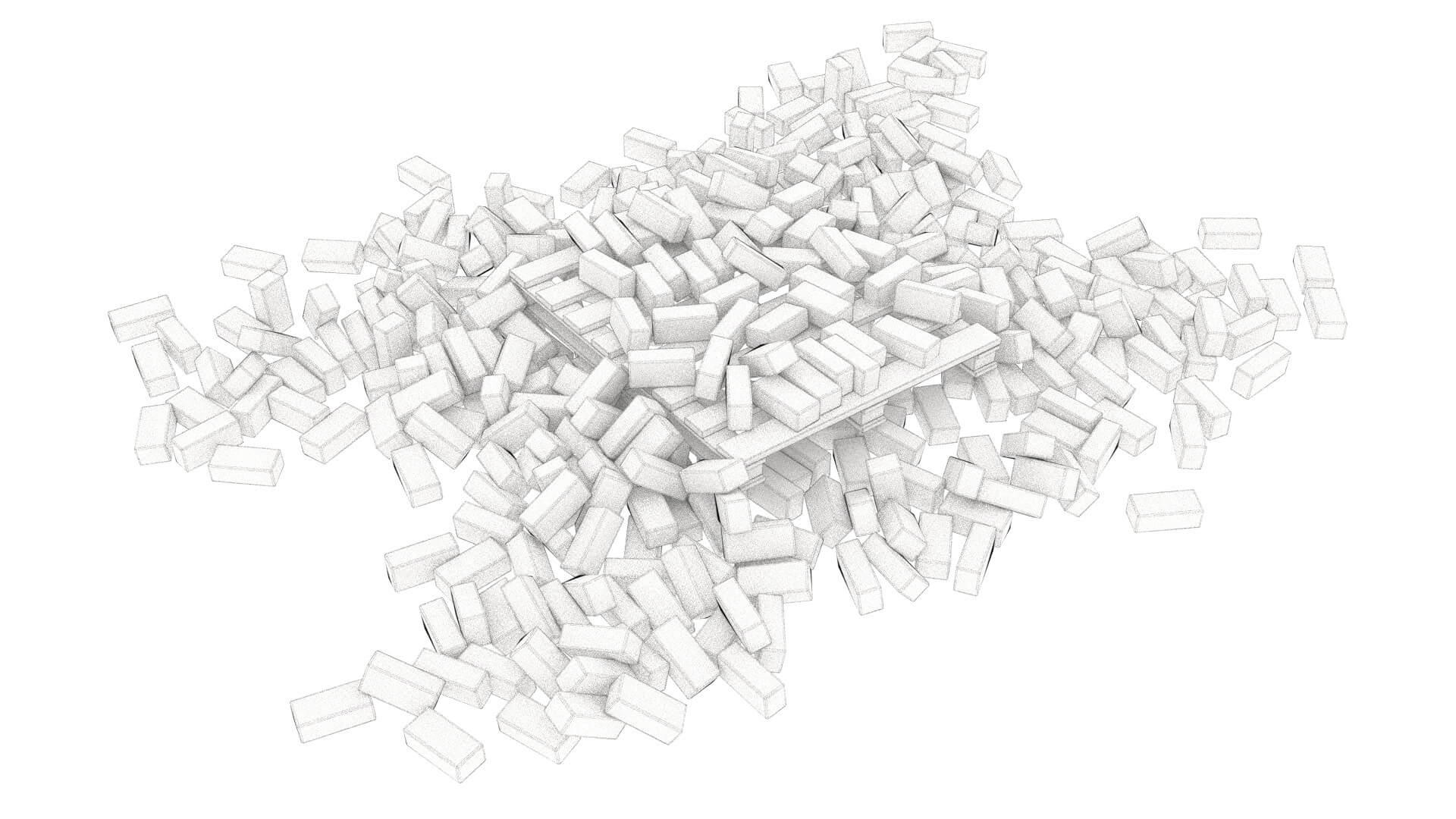 Pile Of Bricks Drawing