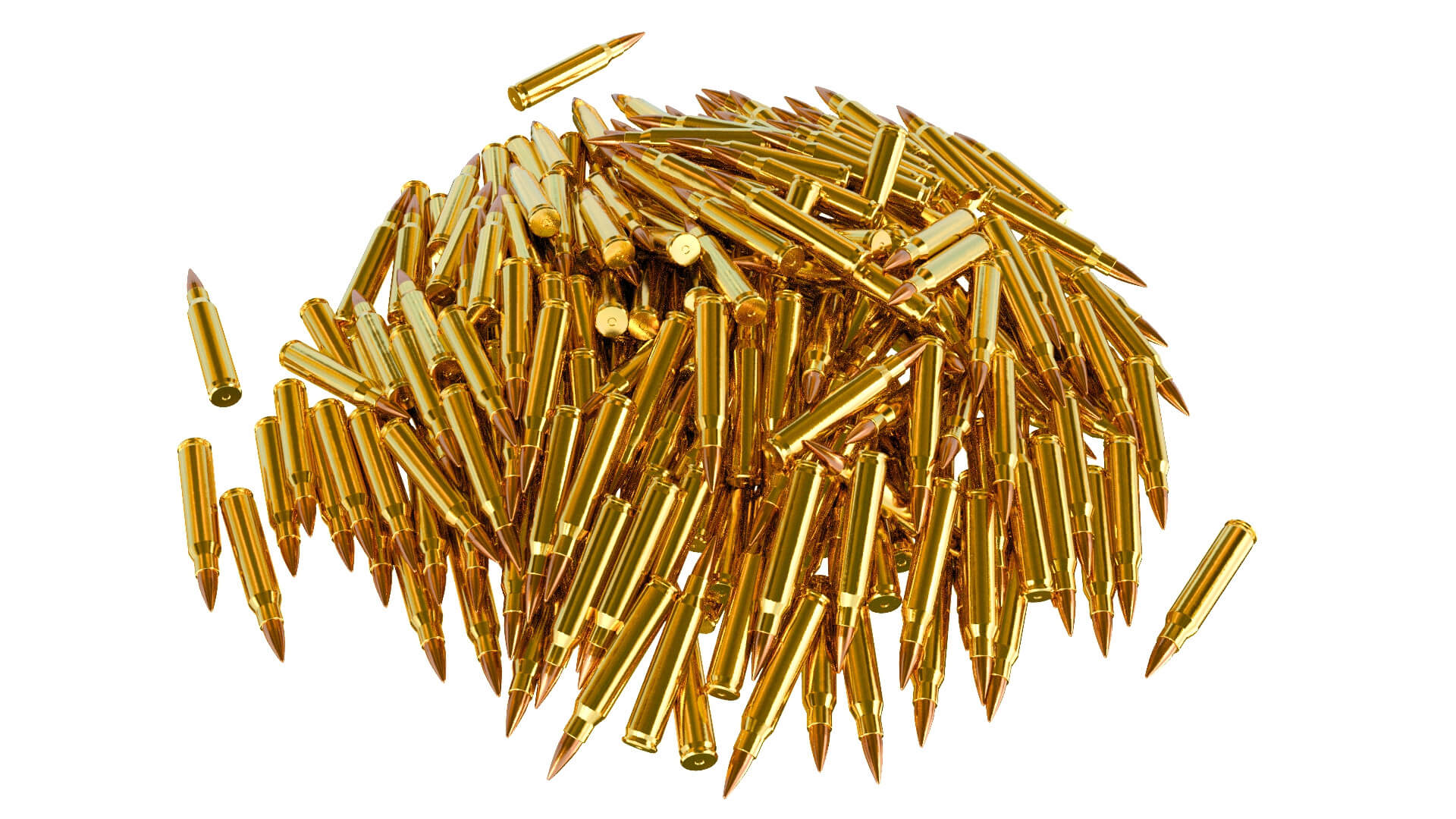 Bullets Pile on the Floor 2 - 3D Model by kopofx