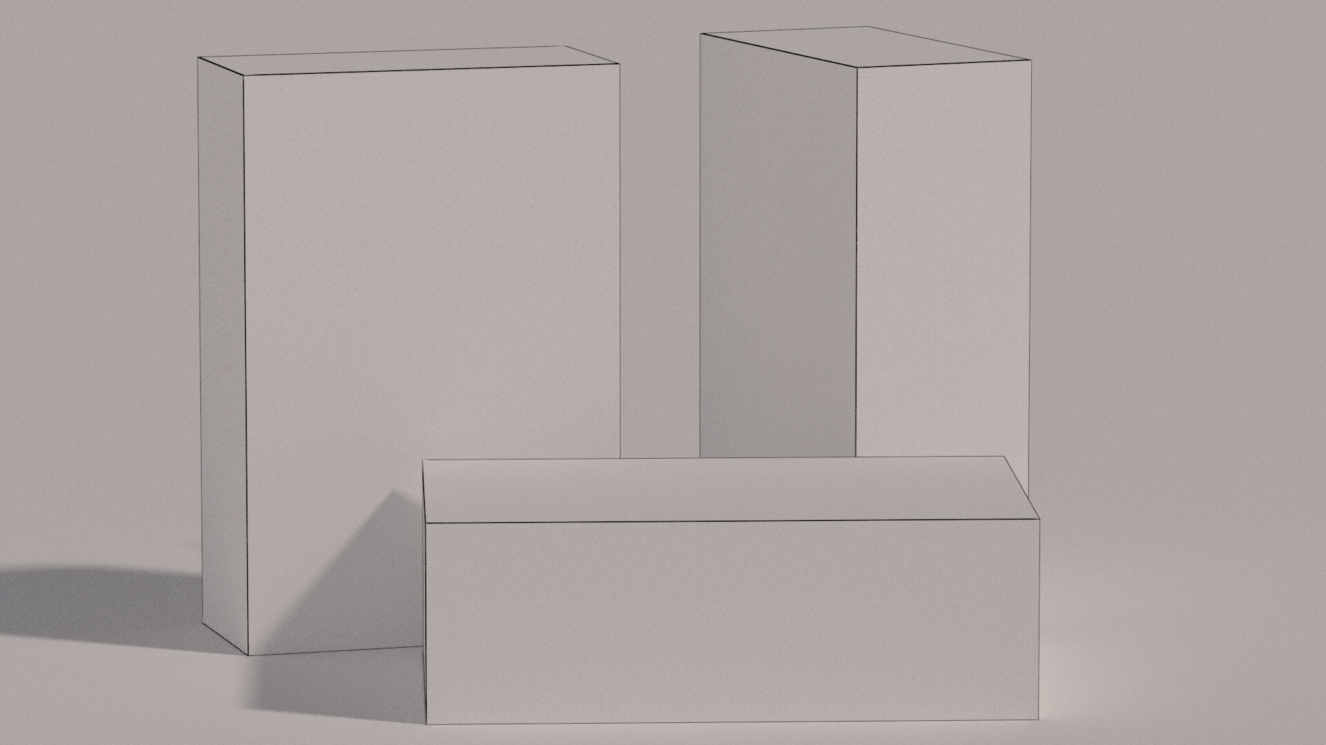 Cardboard Box 2 - 3D Model by kopofx