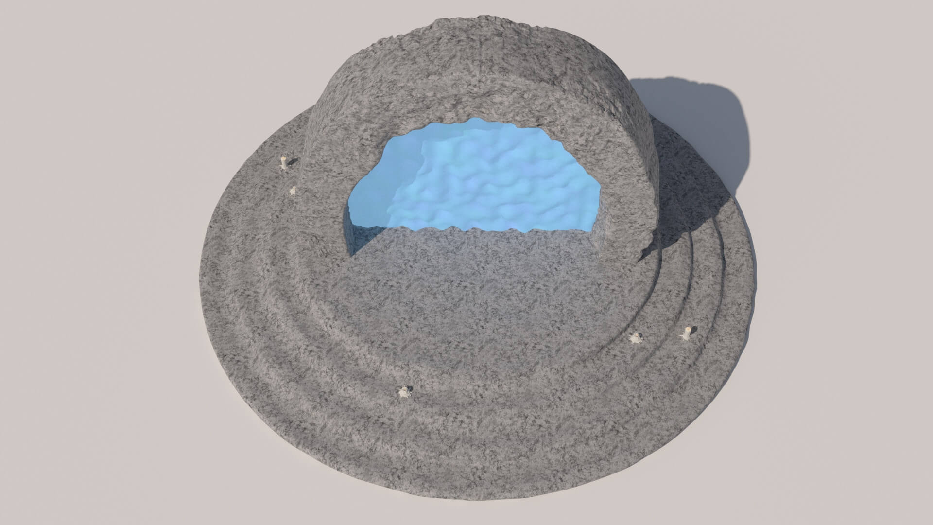 Dimensional Rock Portal - 3D Model by kopofx