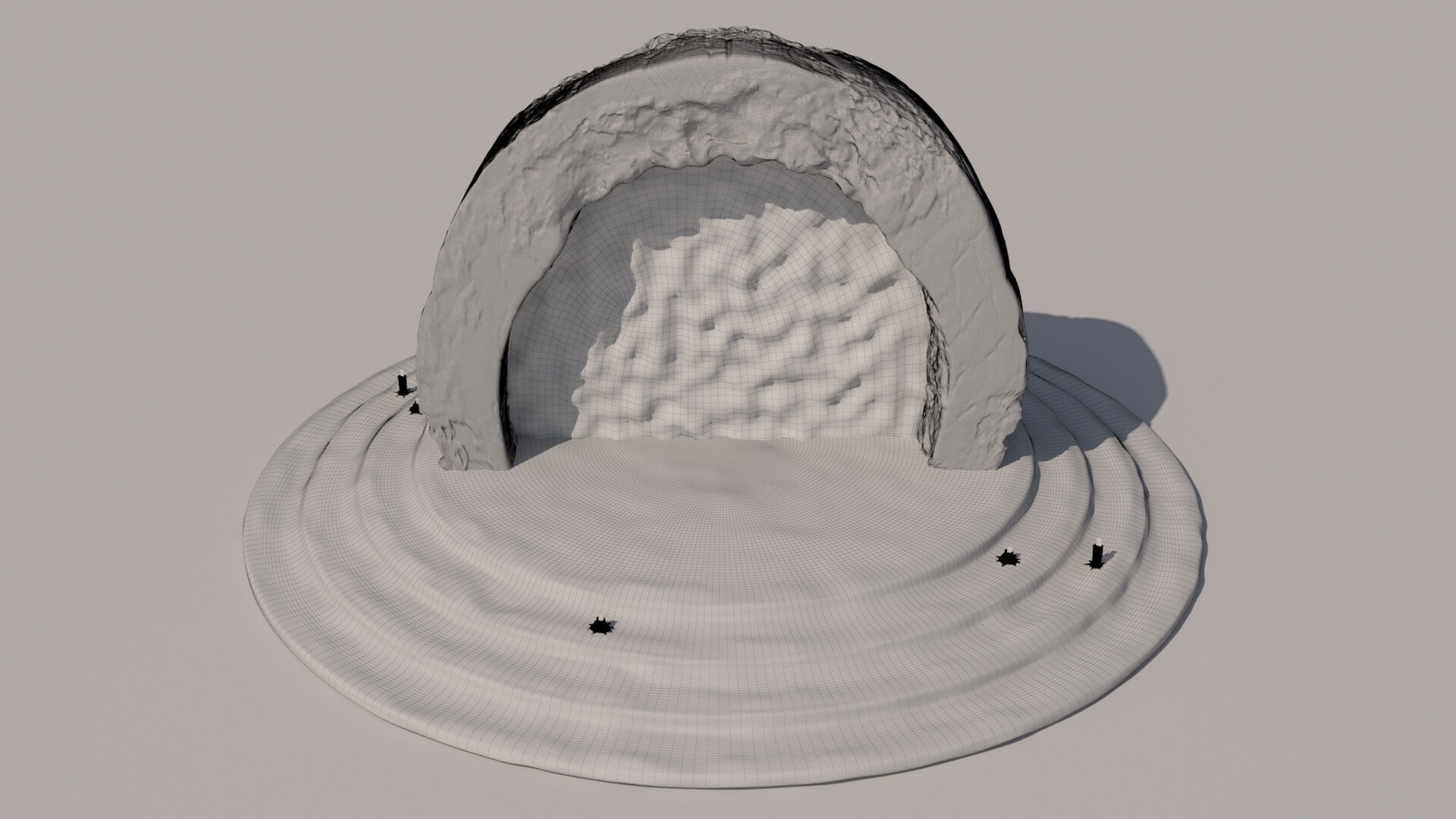 Dimensional Rock Portal - 3D Model by kopofx