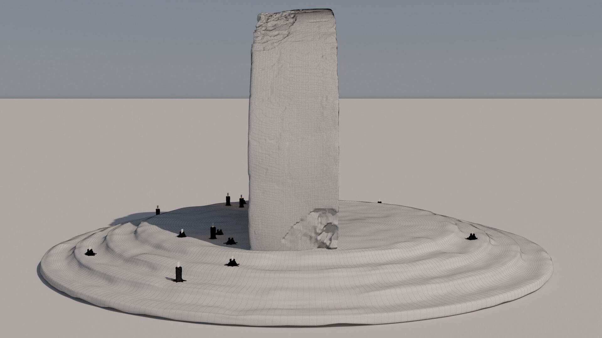 Dimensional Rock Portal - 3D Model by kopofx