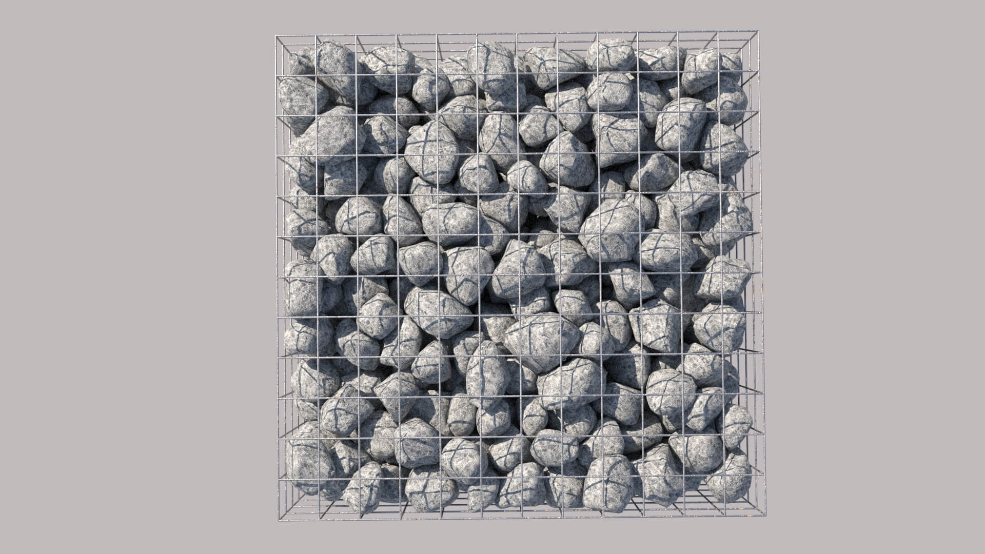 Gabion Cube - 3D Model by kopofx