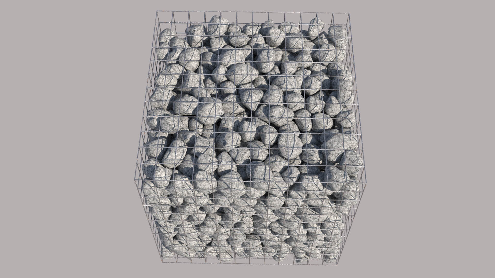 Gabion Cube - 3D Model by kopofx