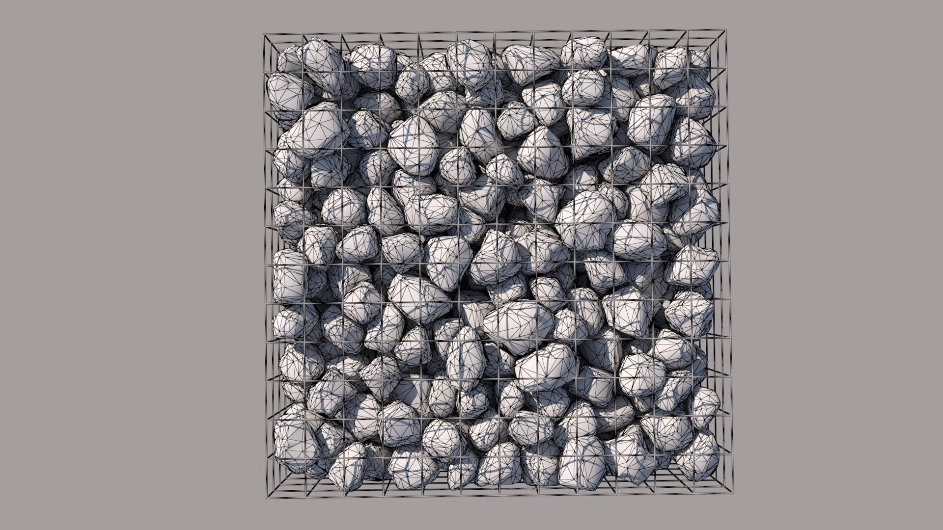 Gabion Cube - 3D Model by kopofx