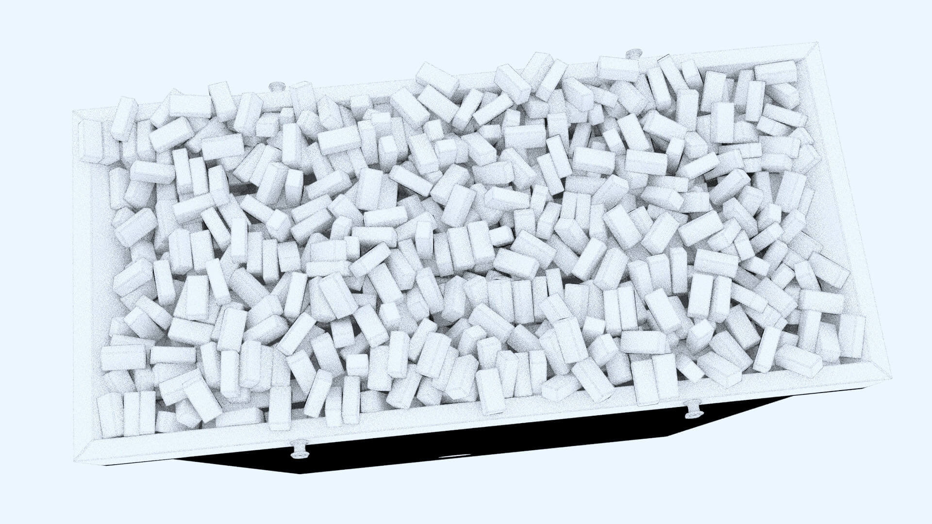 Industrial Container With Bricks 3 - 3D Model by kopofx