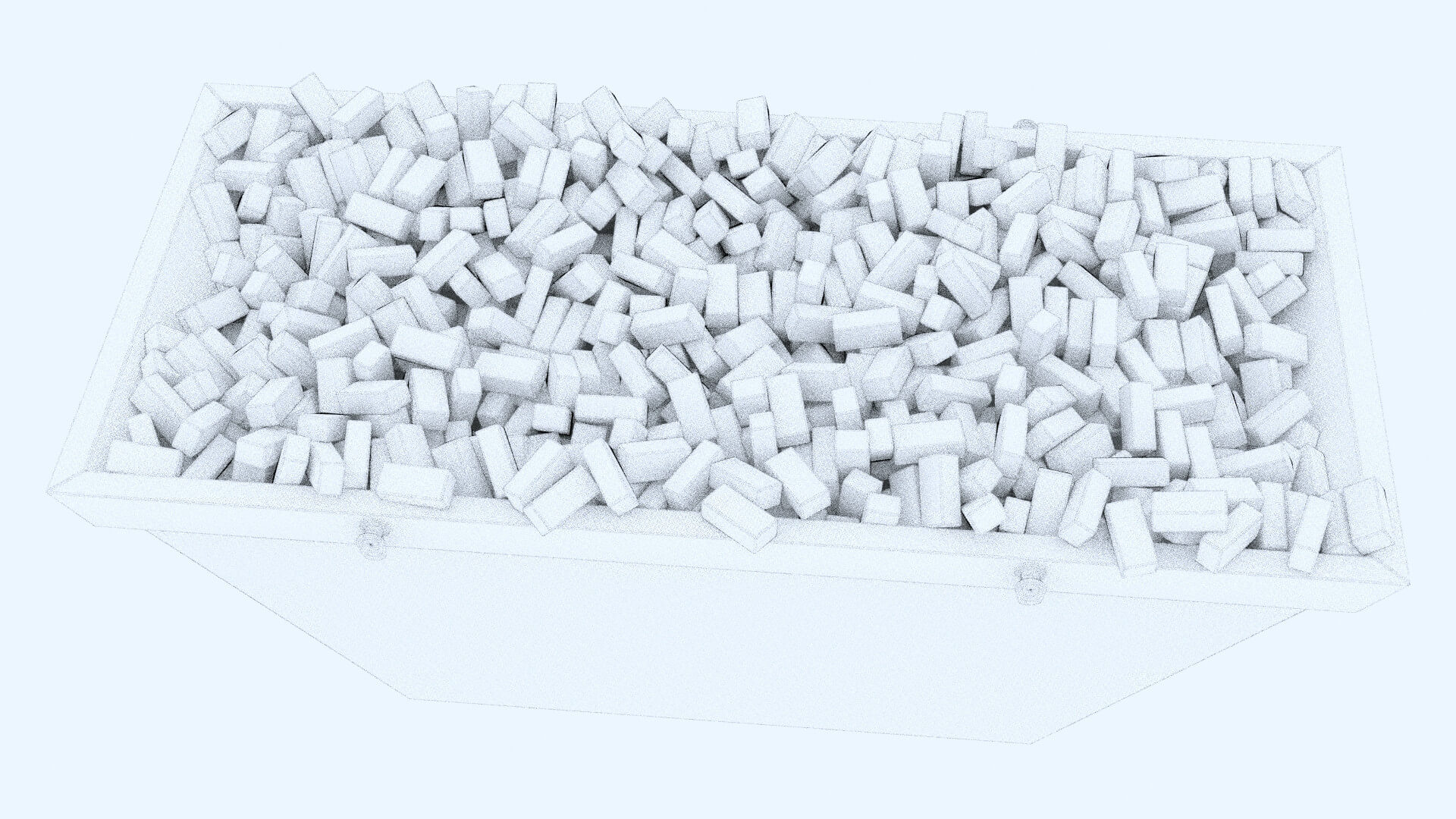 Industrial Container With Bricks 3 - 3D Model by kopofx