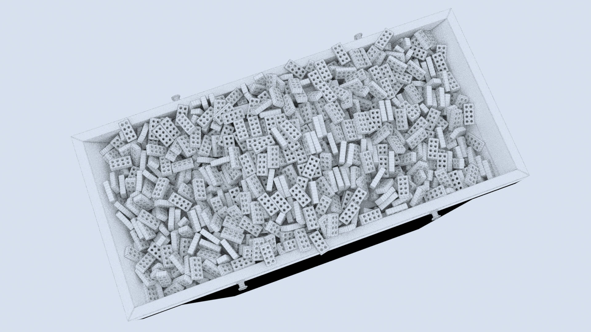 Industrial Container With Bricks VOL 1 - 3D Model by kopofx