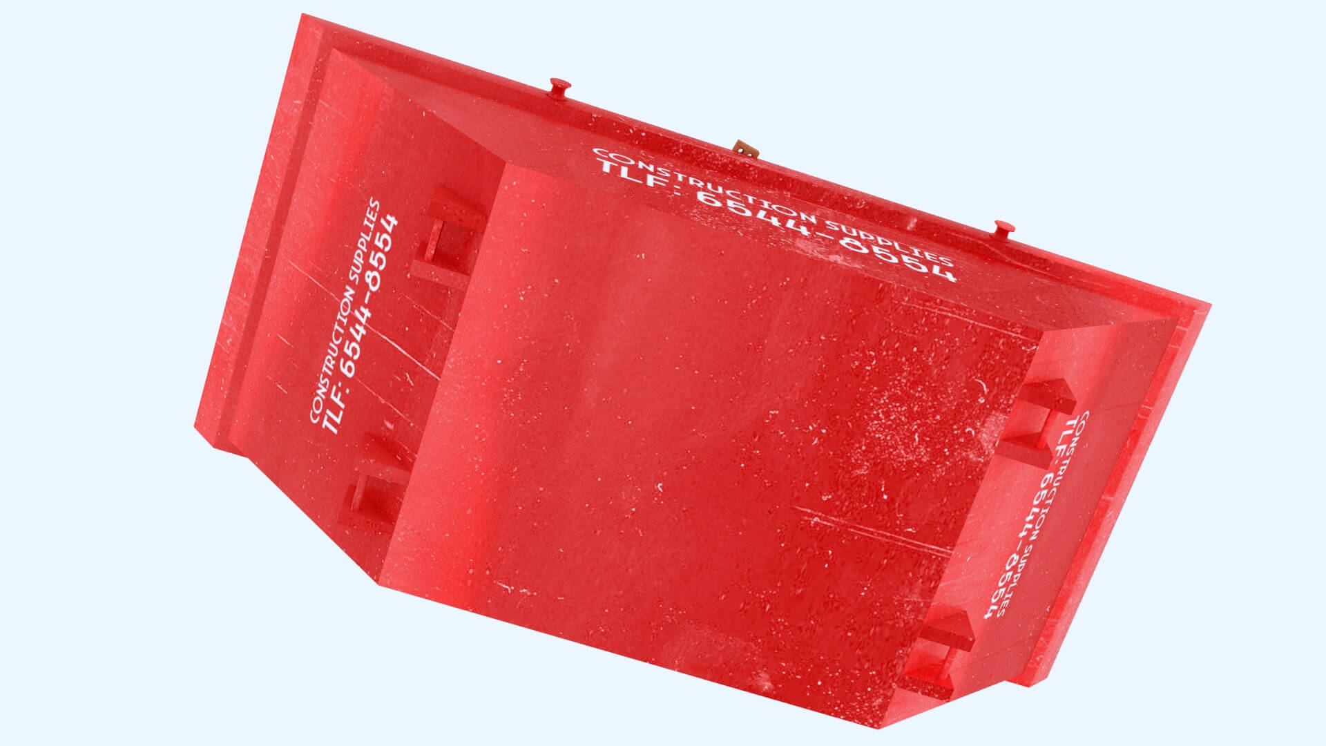 Industrial Container With Bricks 2 - 3D Model by kopofx