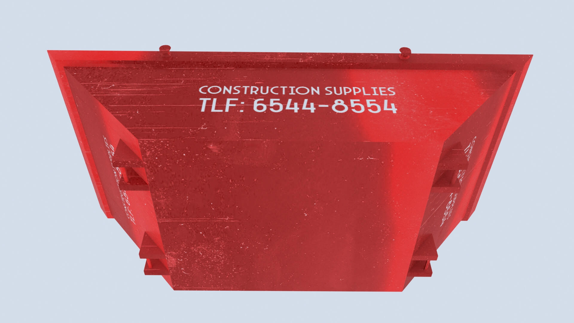 Industrial Garbage Container - 3D Model by kopofx