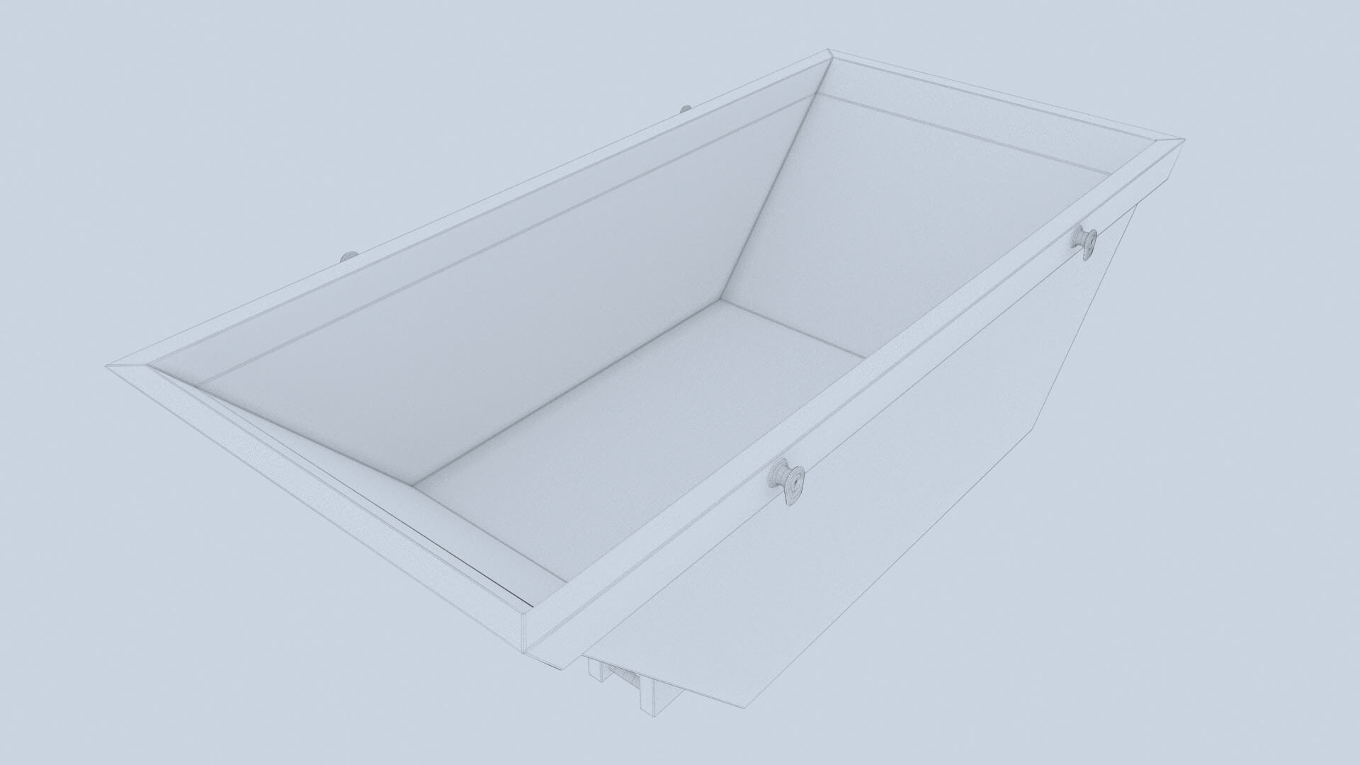 Industrial Garbage Container - 3D Model by kopofx