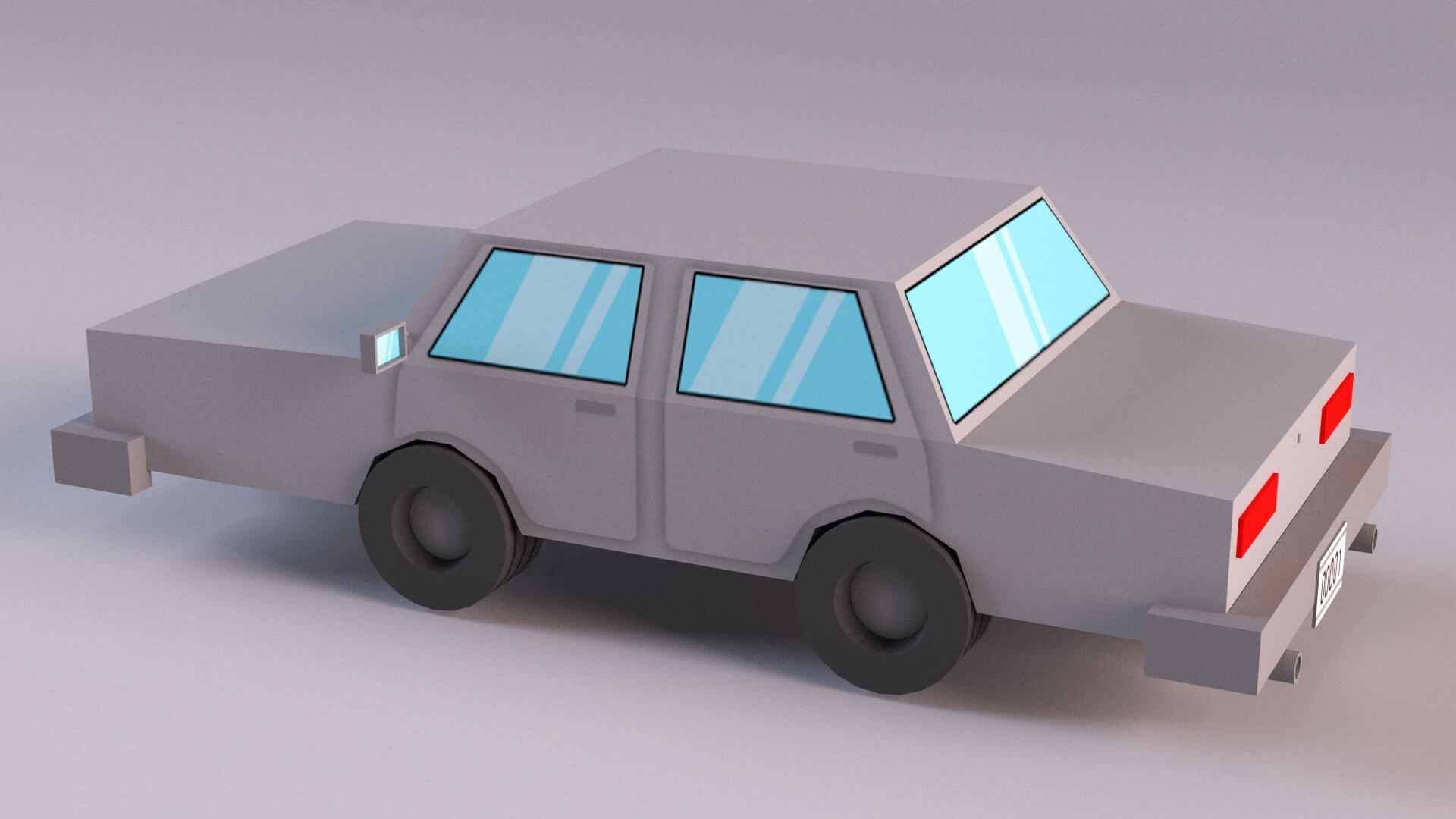 Low Poly Cartoon Car Collection Vol 1 3D Model
