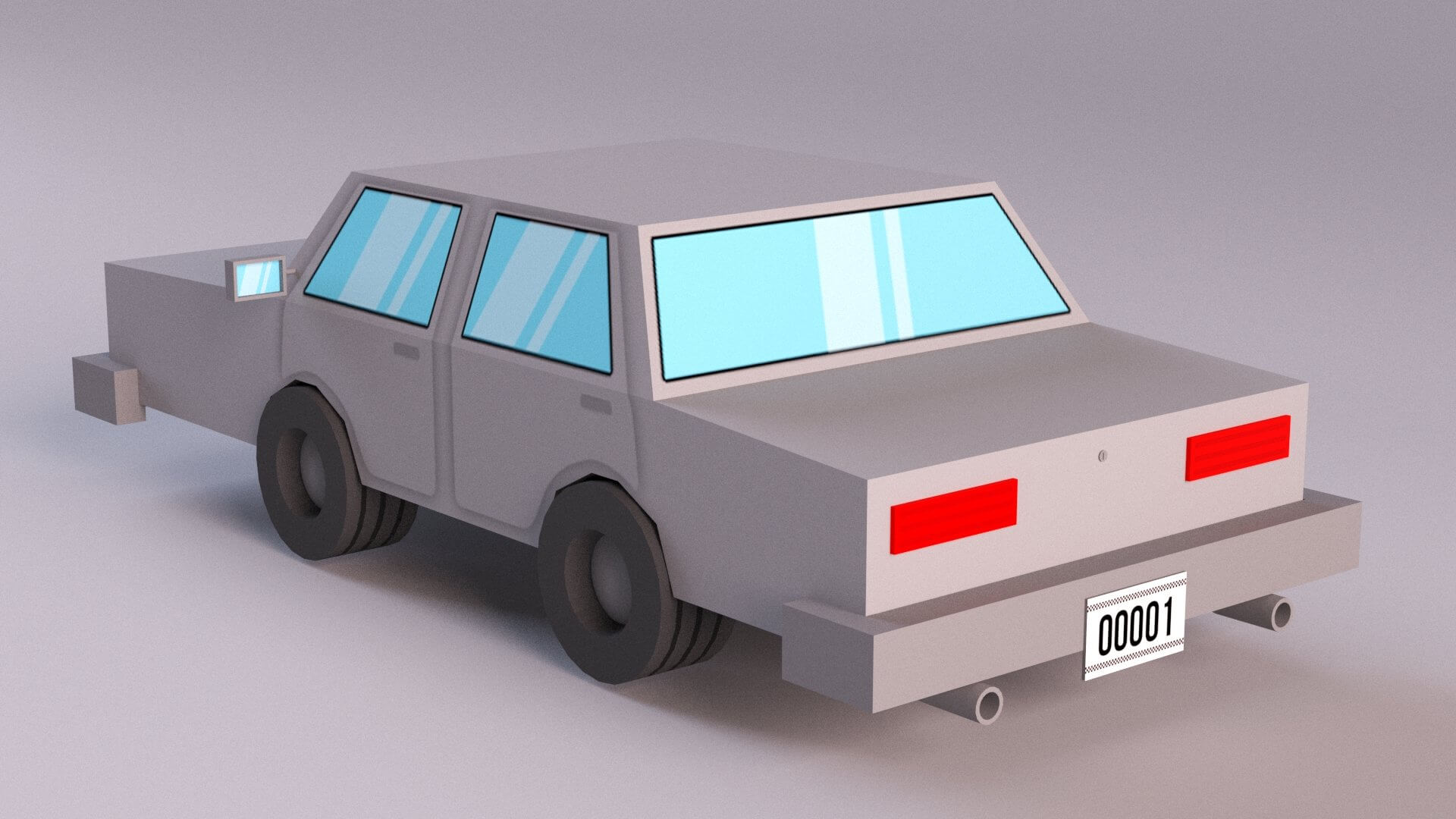 Low Poly Cartoon Car Collection Vol 1 3D Model