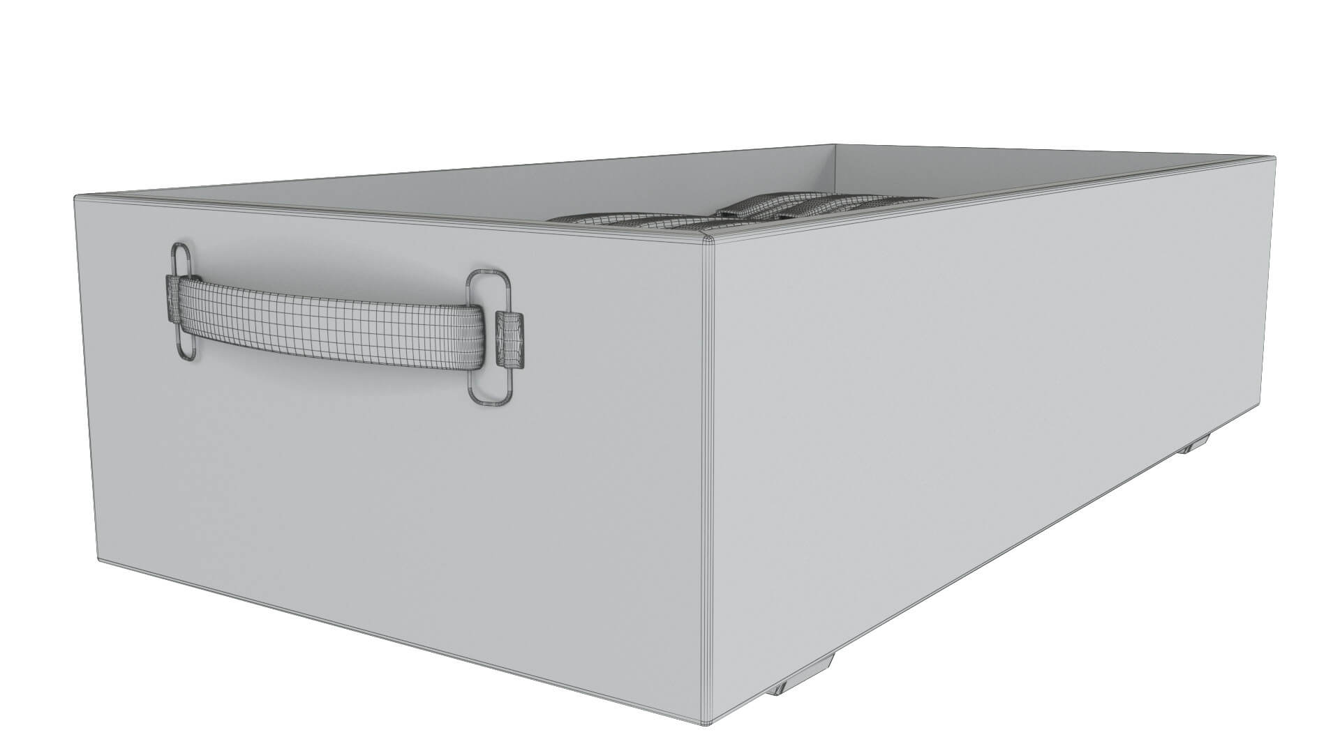 M4 Magazines Transport Wood Box - 3D Model by kopofx