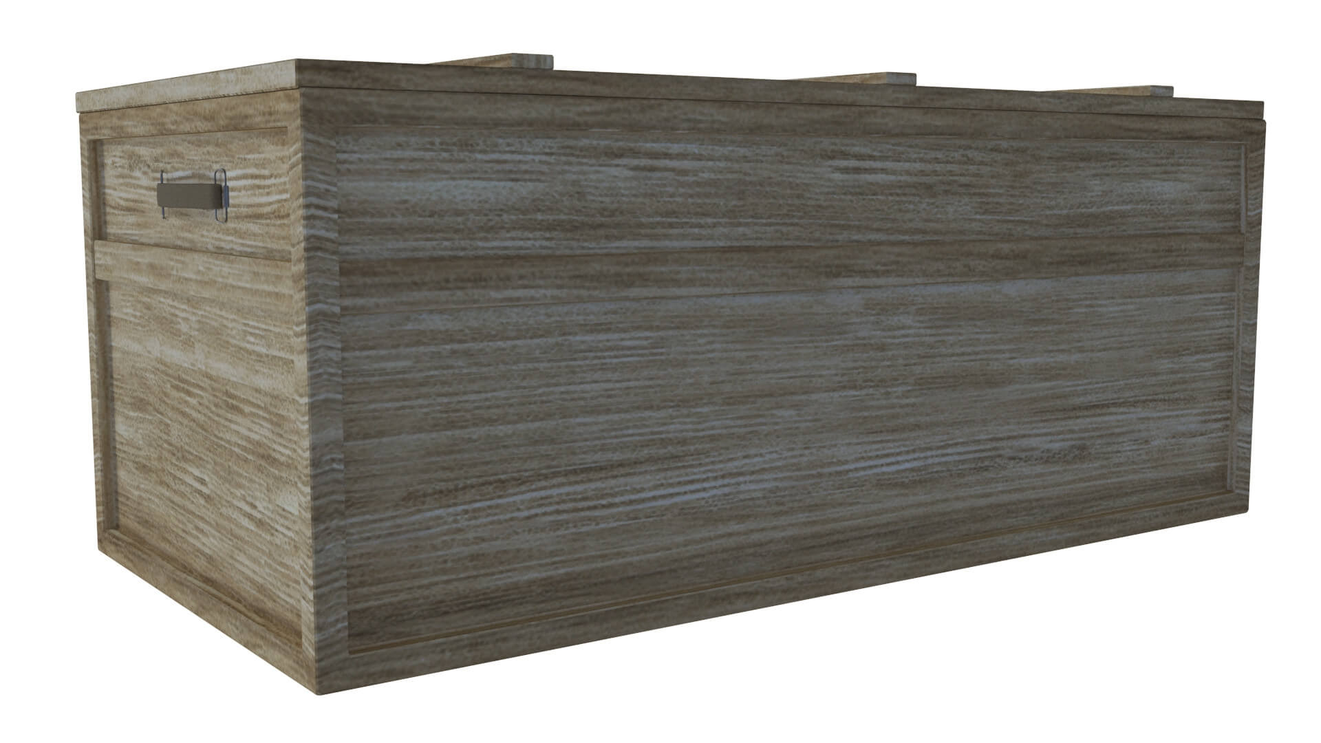 M4 Rifle Transport Wood Box - 3D Model by kopofx