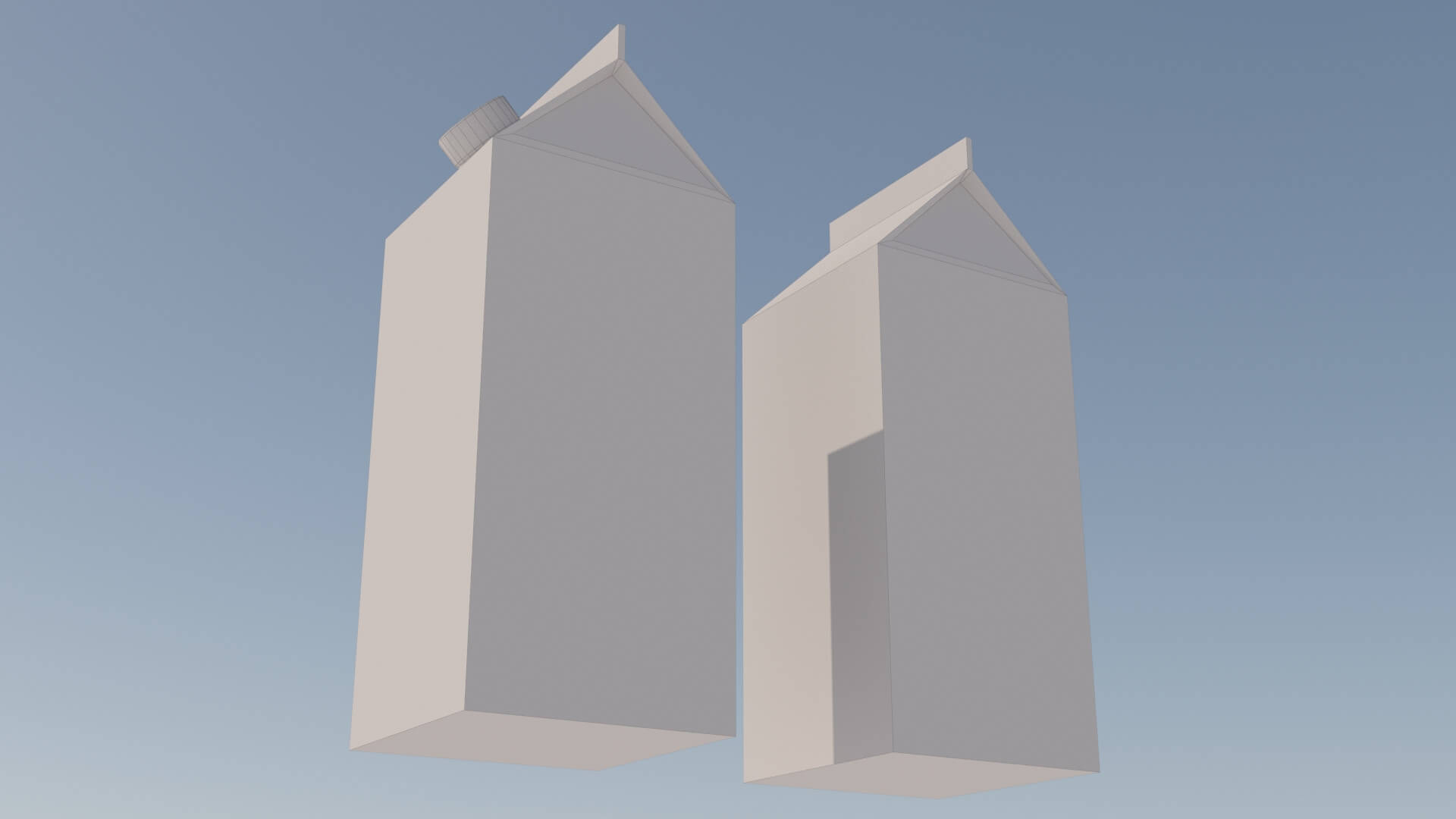 Milk Brick Carton - 3D Model by kopofx