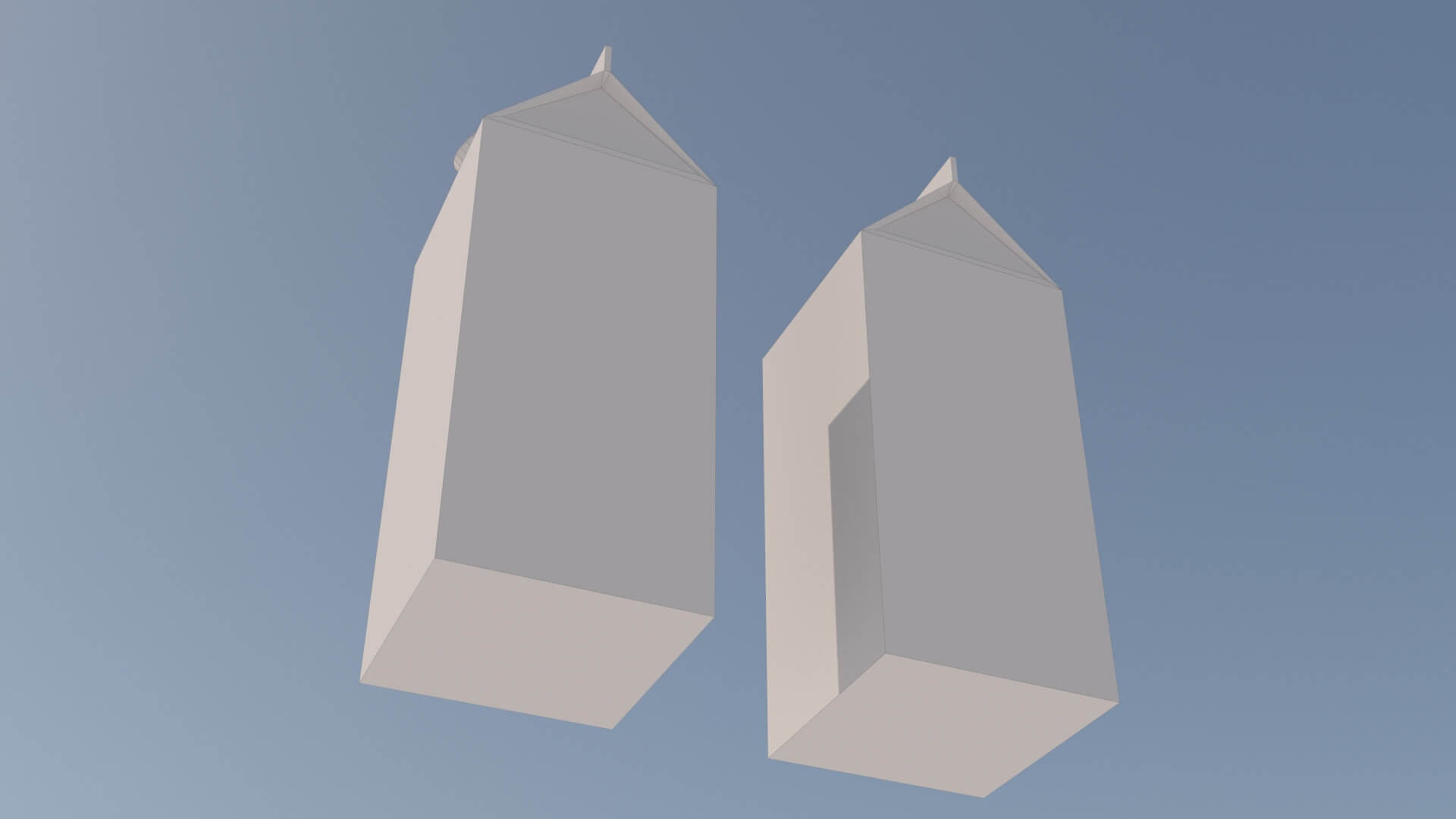 Milk Brick Carton - 3D Model by kopofx