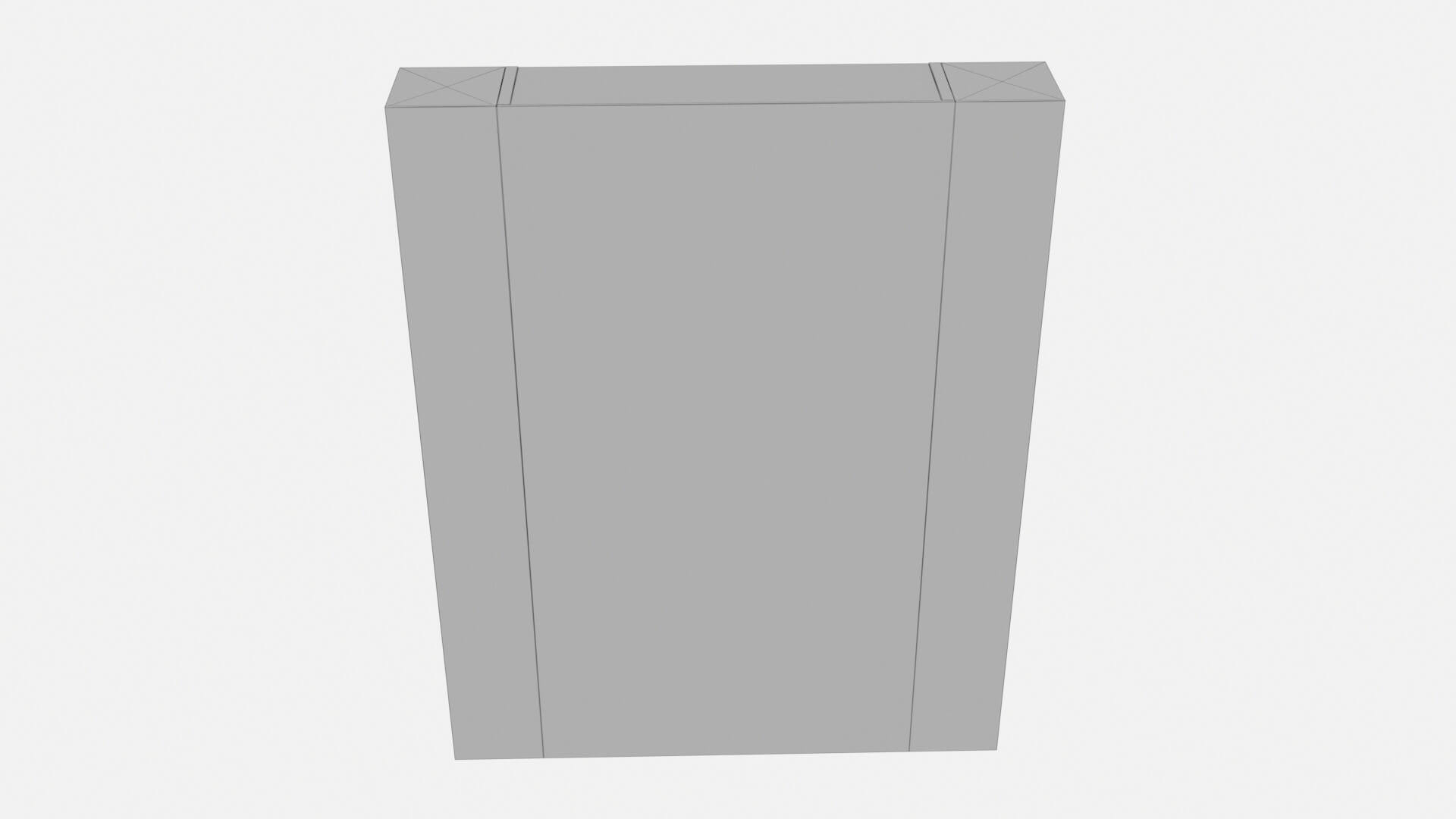 Old Shelf With Books 2 - 3D Model by kopofx