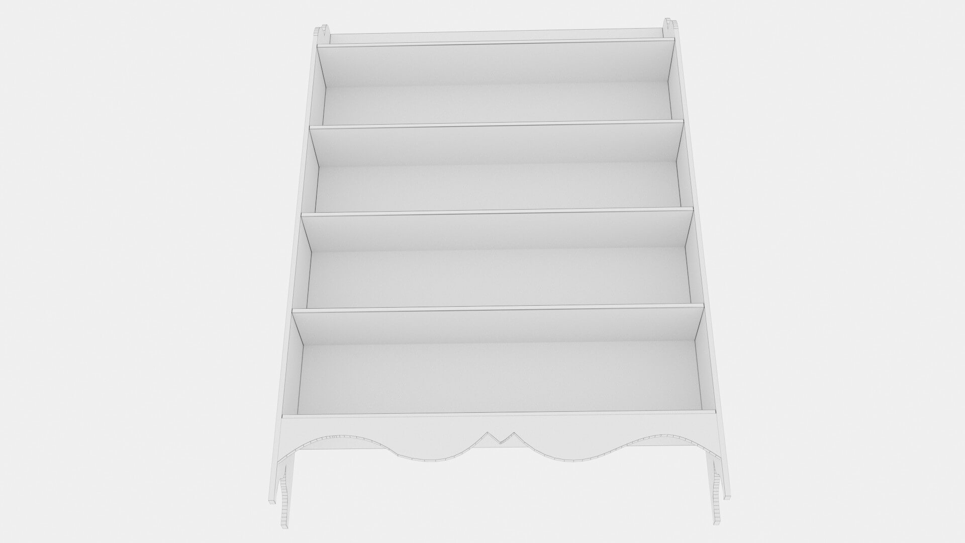 Old Shelf - 3D Model by kopofx