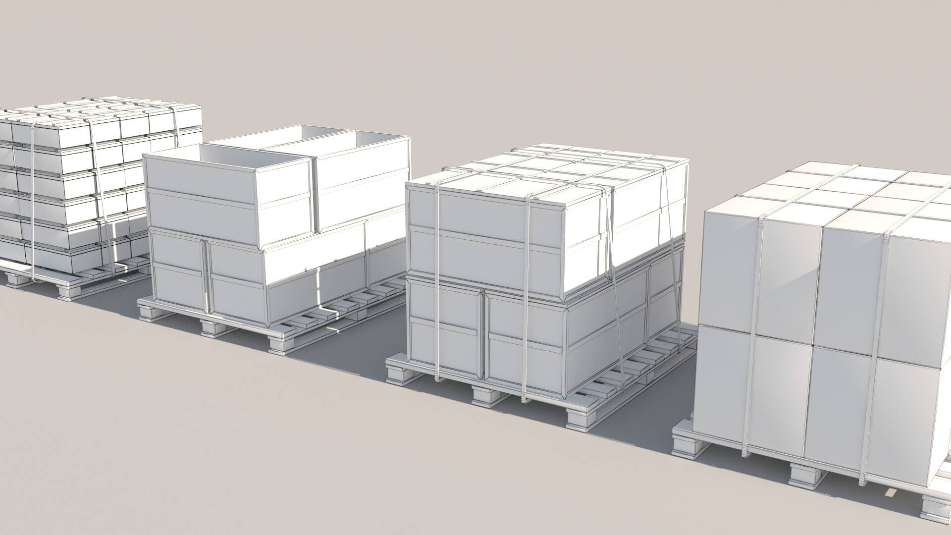 Pallet Collection 2 - 3D Model by kopofx