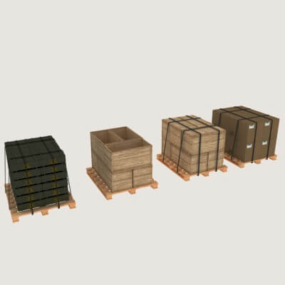 Pallet Collection 2 - 3D Model by kopofx