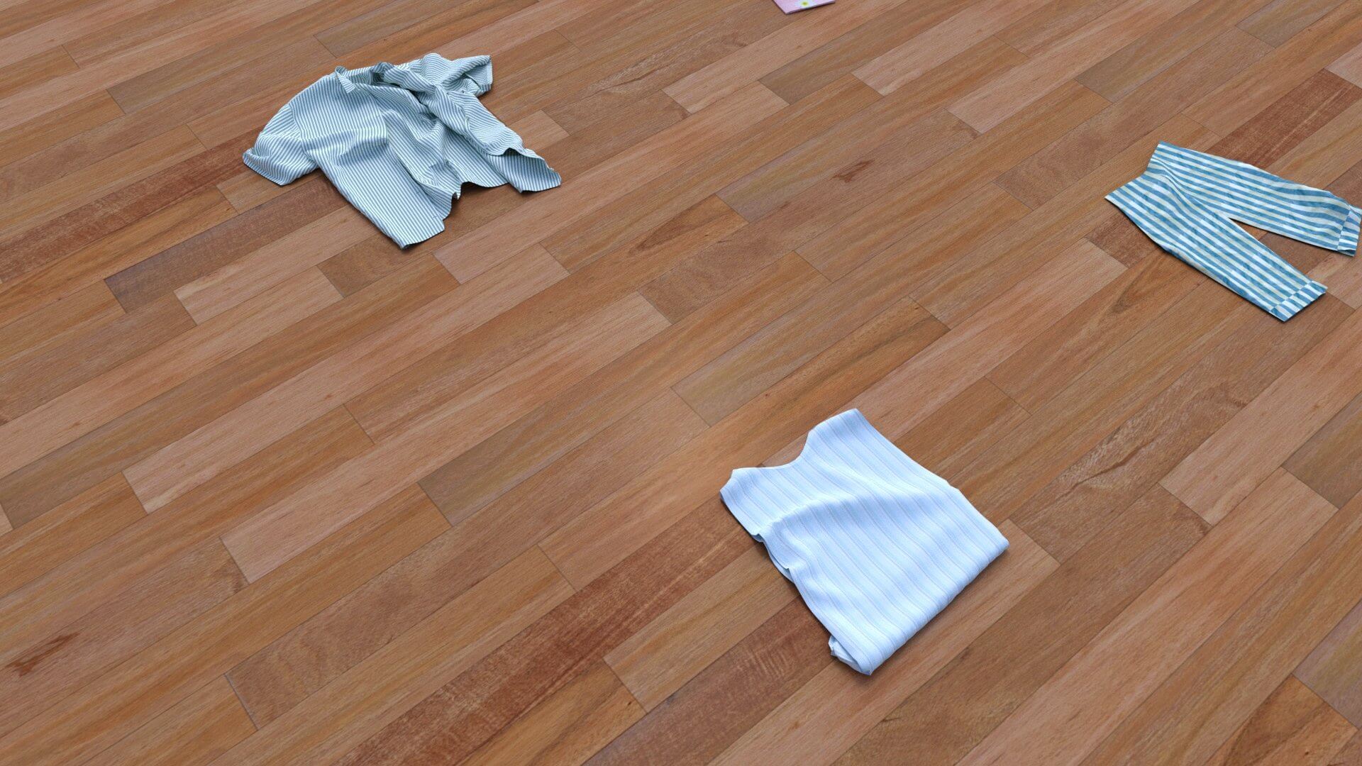 Textured Clothes Lying - 3D Model by kopofx