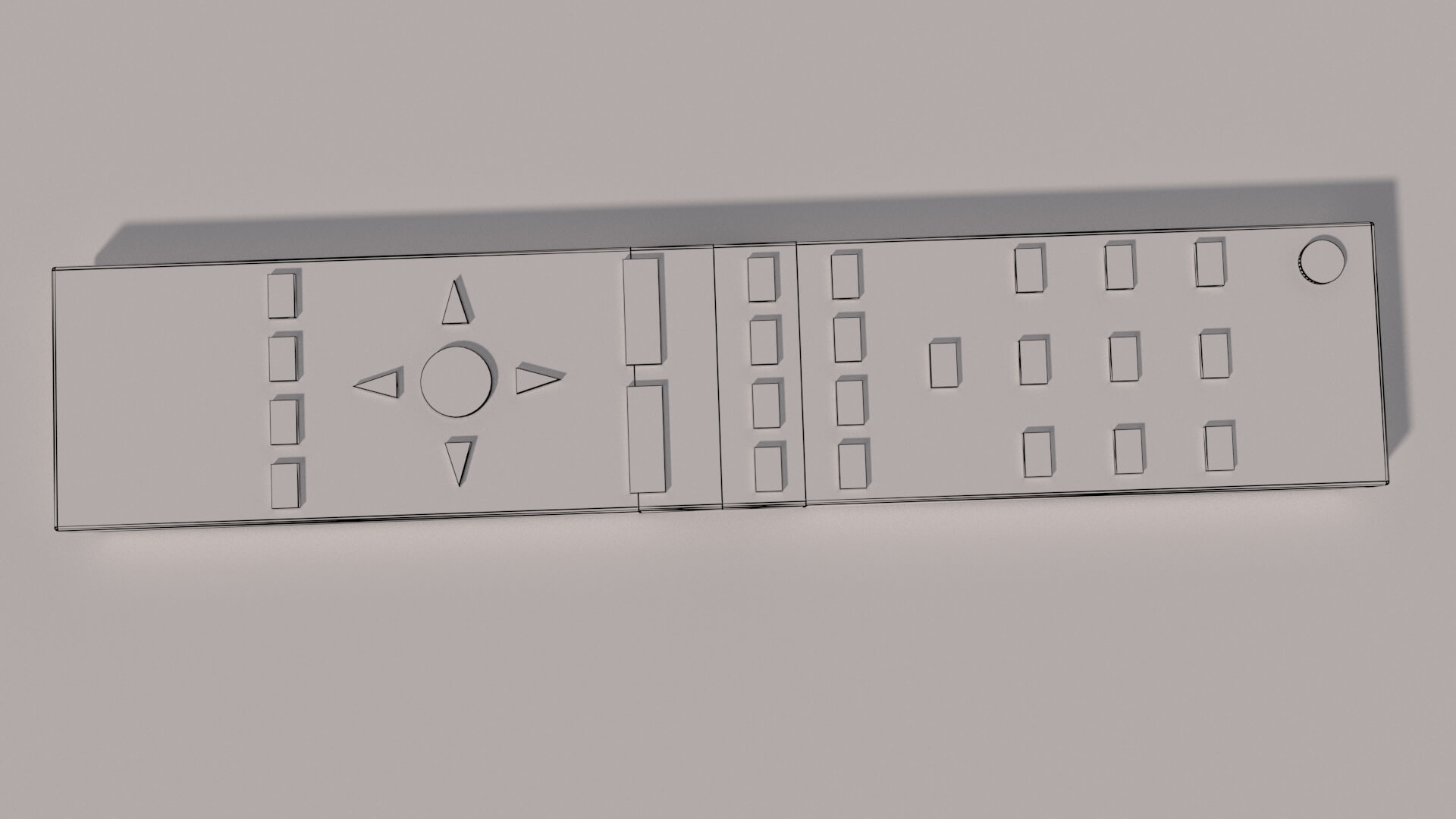 TV Control Remote Mando a Distancia Televisor - 3D Model by kopofx