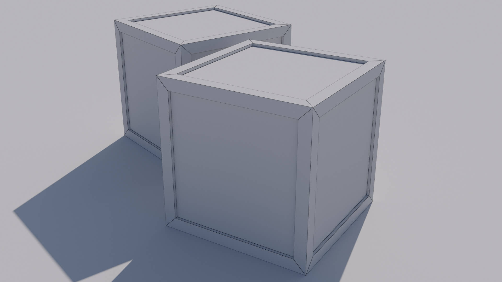 Wood Box - 3D Model by kopofx