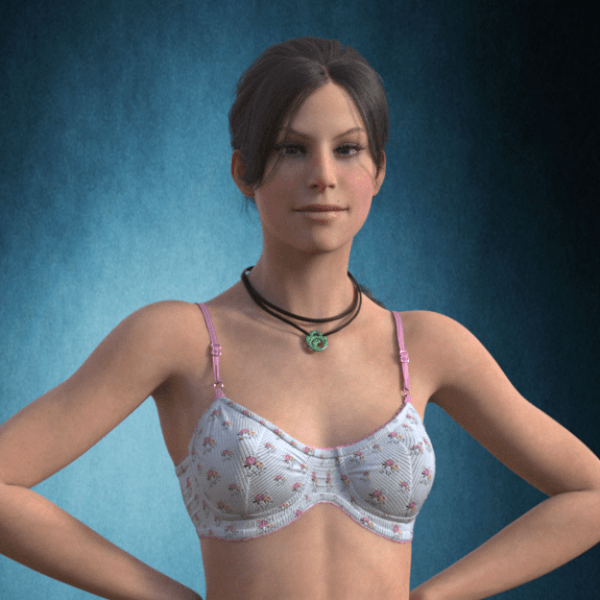 Lara Croft 3D Render, Digital Art by Korbeau12