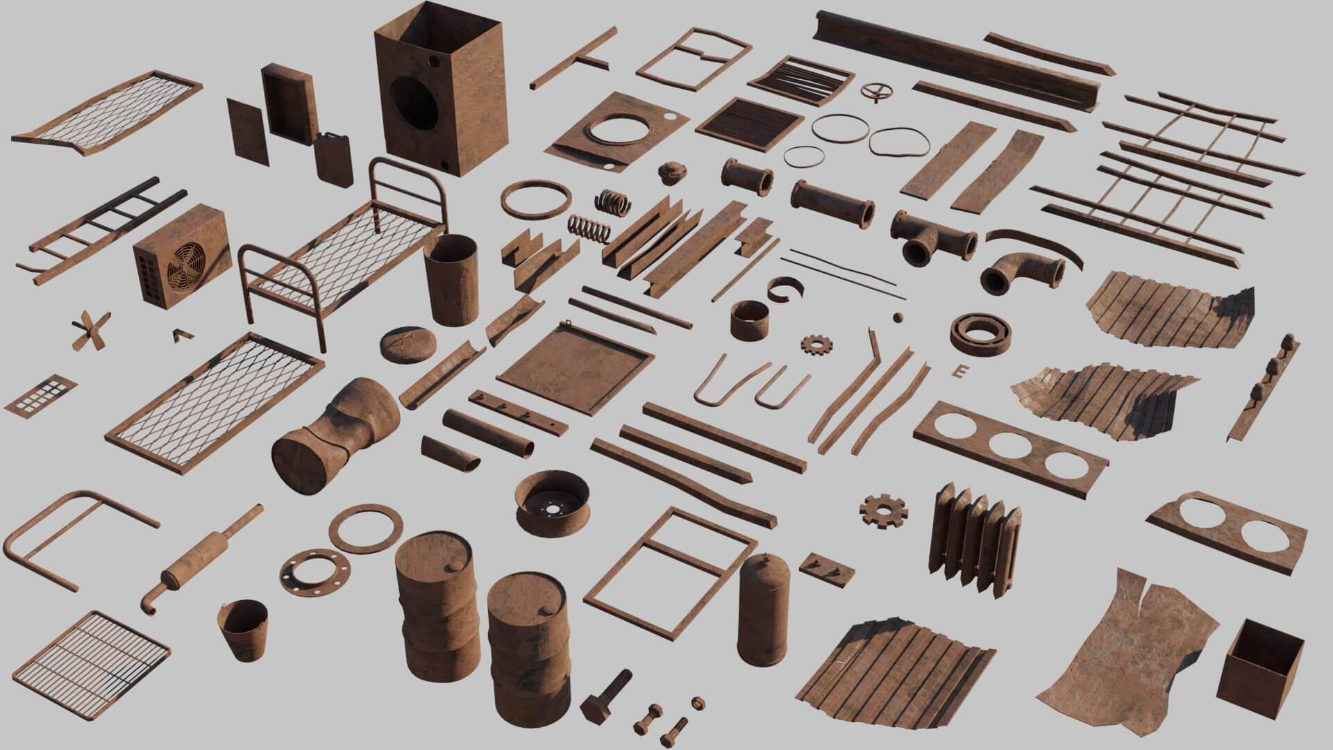 Metal Scrap 3D Model By Korboleev metal-scrap-3d-model-by-korboleev