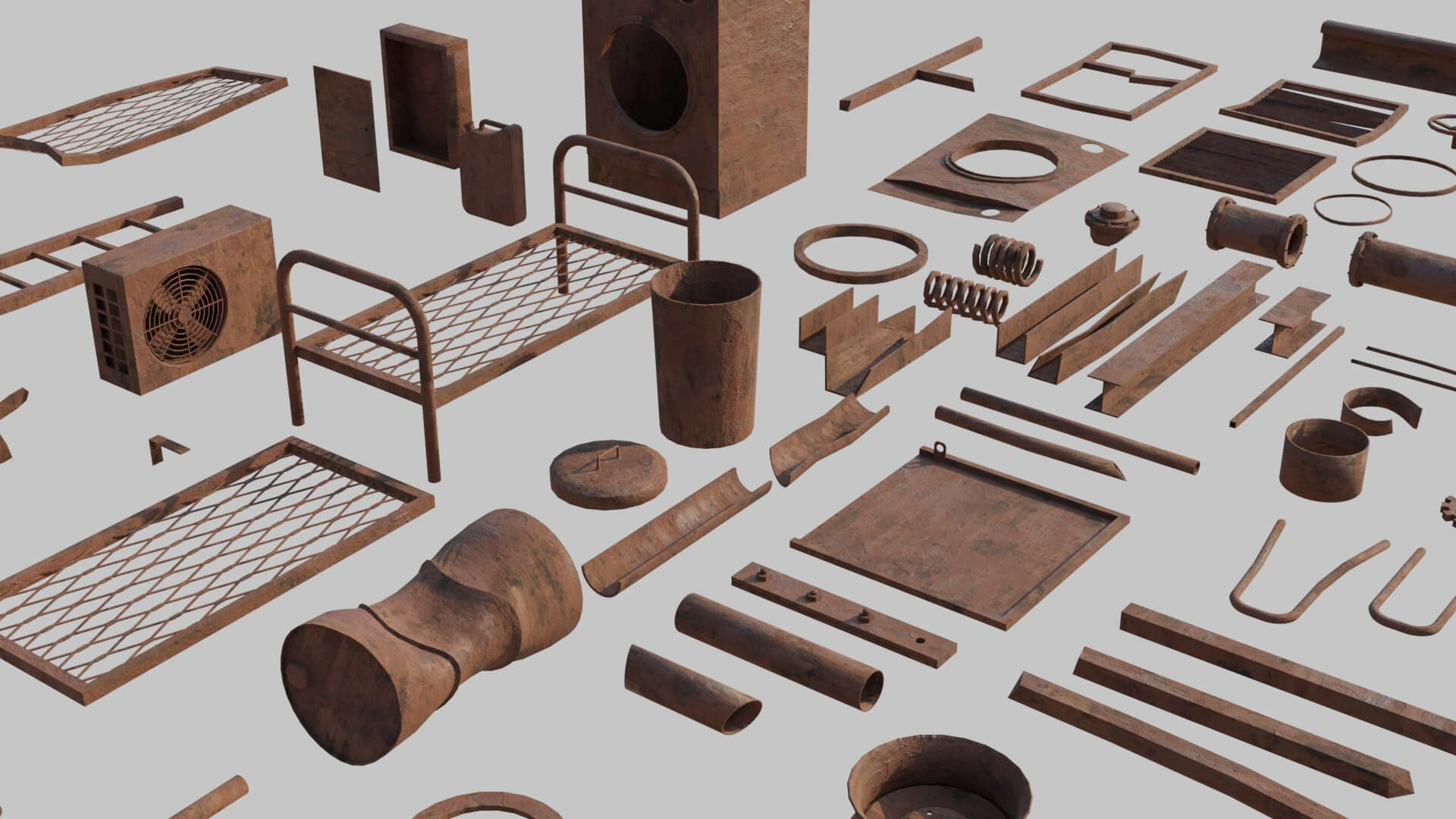 Metal Scrap 3D Model By Korboleev metal-scrap-3d-model-by-korboleev