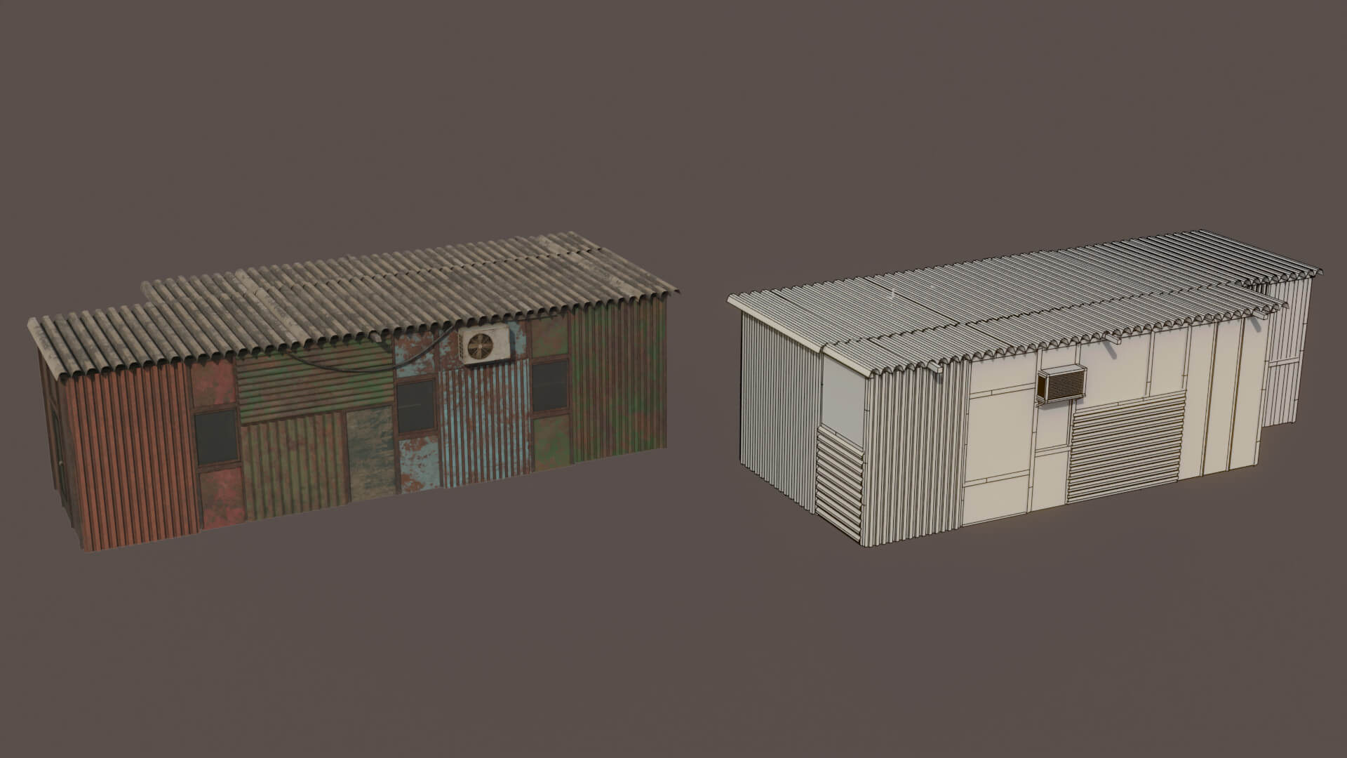 Shanty Town - 3D Model by korboleev