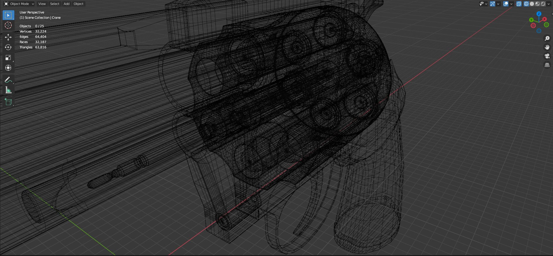 Colt Python - 3D Model by KorboleevV